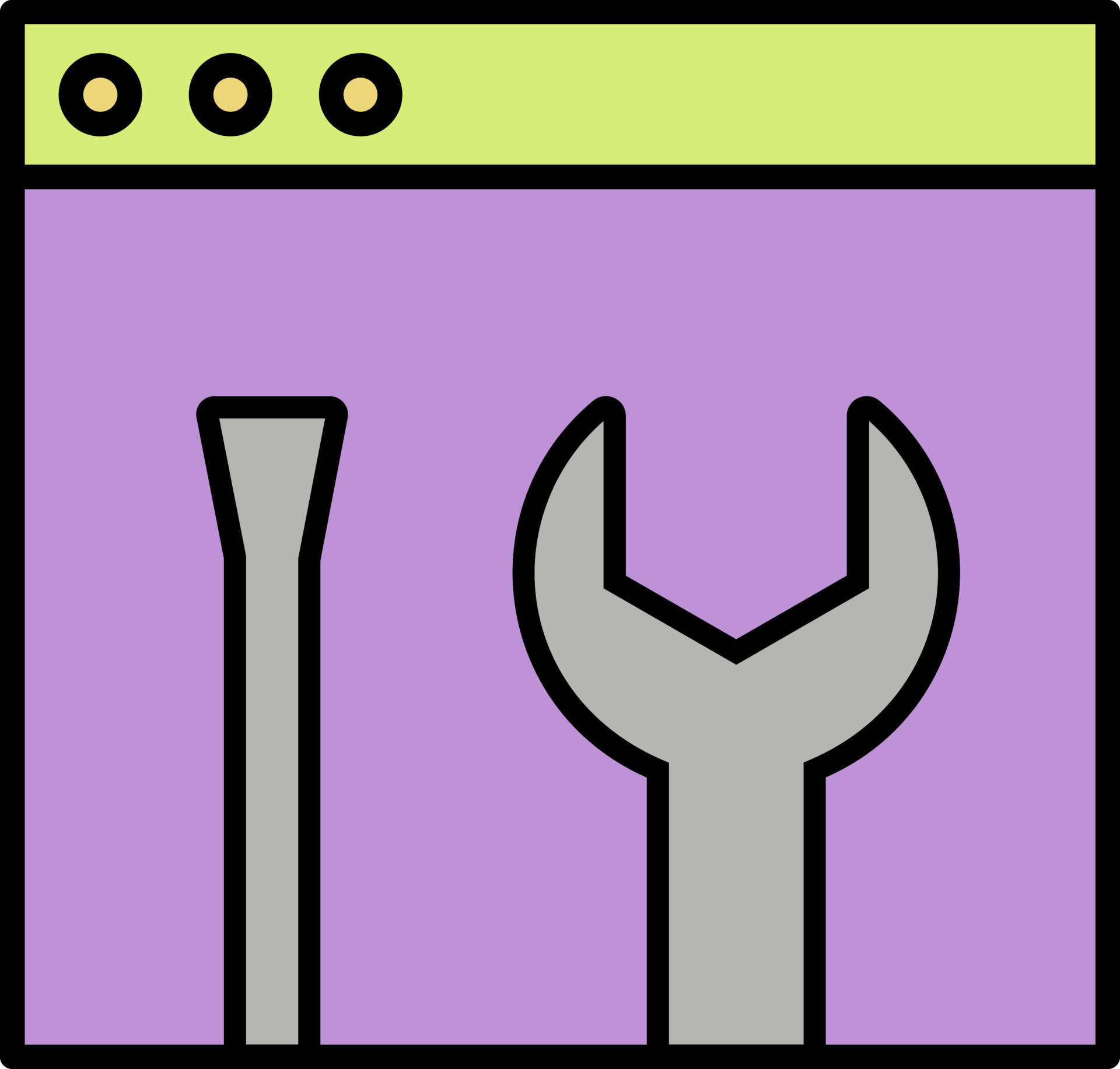 frontend, seo, backend color icon 14056599 Vector Art at Vecteezy