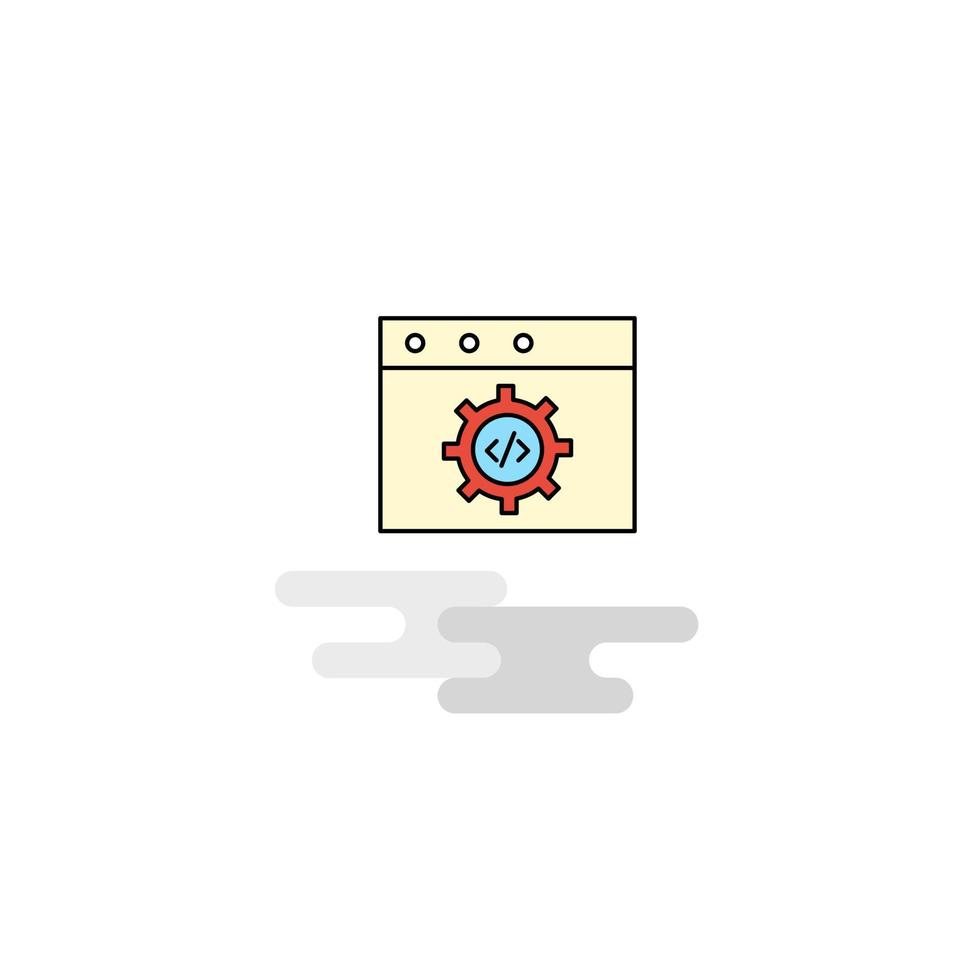 Flat Website programming Icon Vector 14062202 Vector Art at Vecteezy