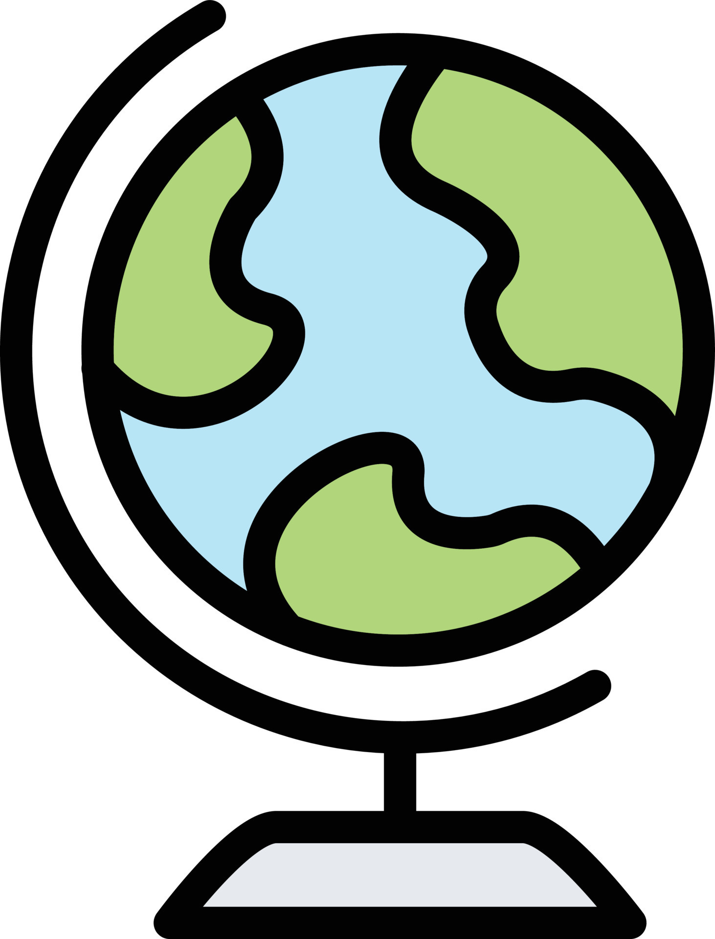 Globe Vector Icon Design Illustration 14066046 Vector Art at Vecteezy