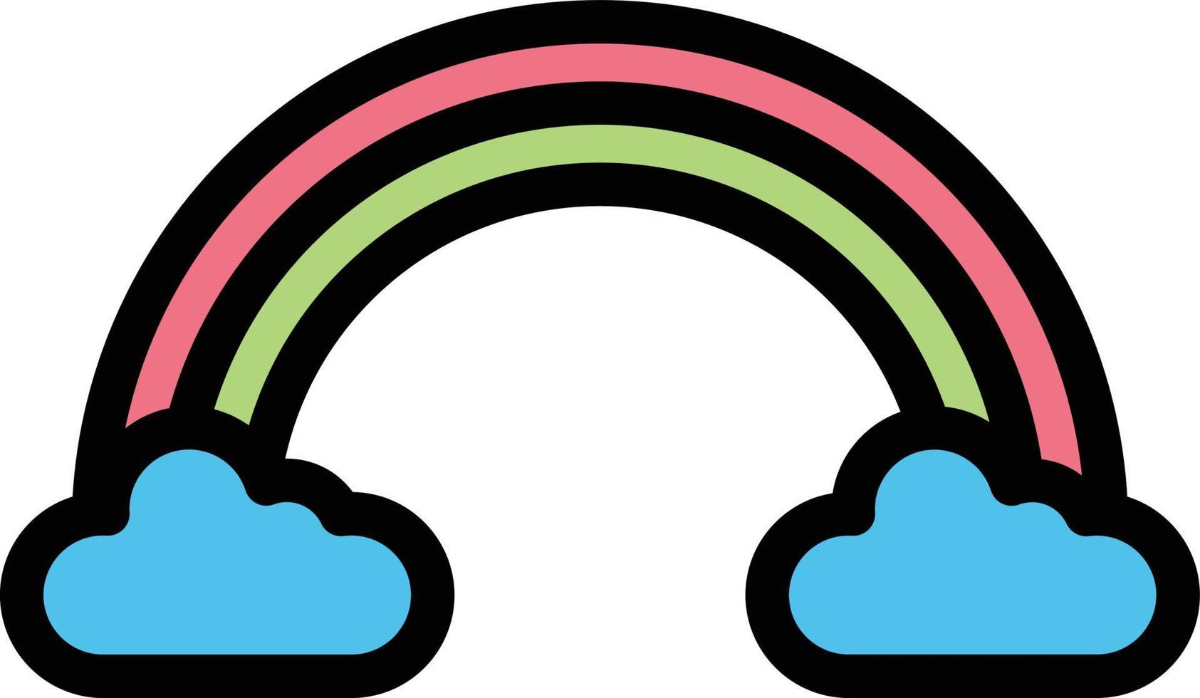 Rainbow Vector Icon Design Illustration 14066245 Vector Art at Vecteezy