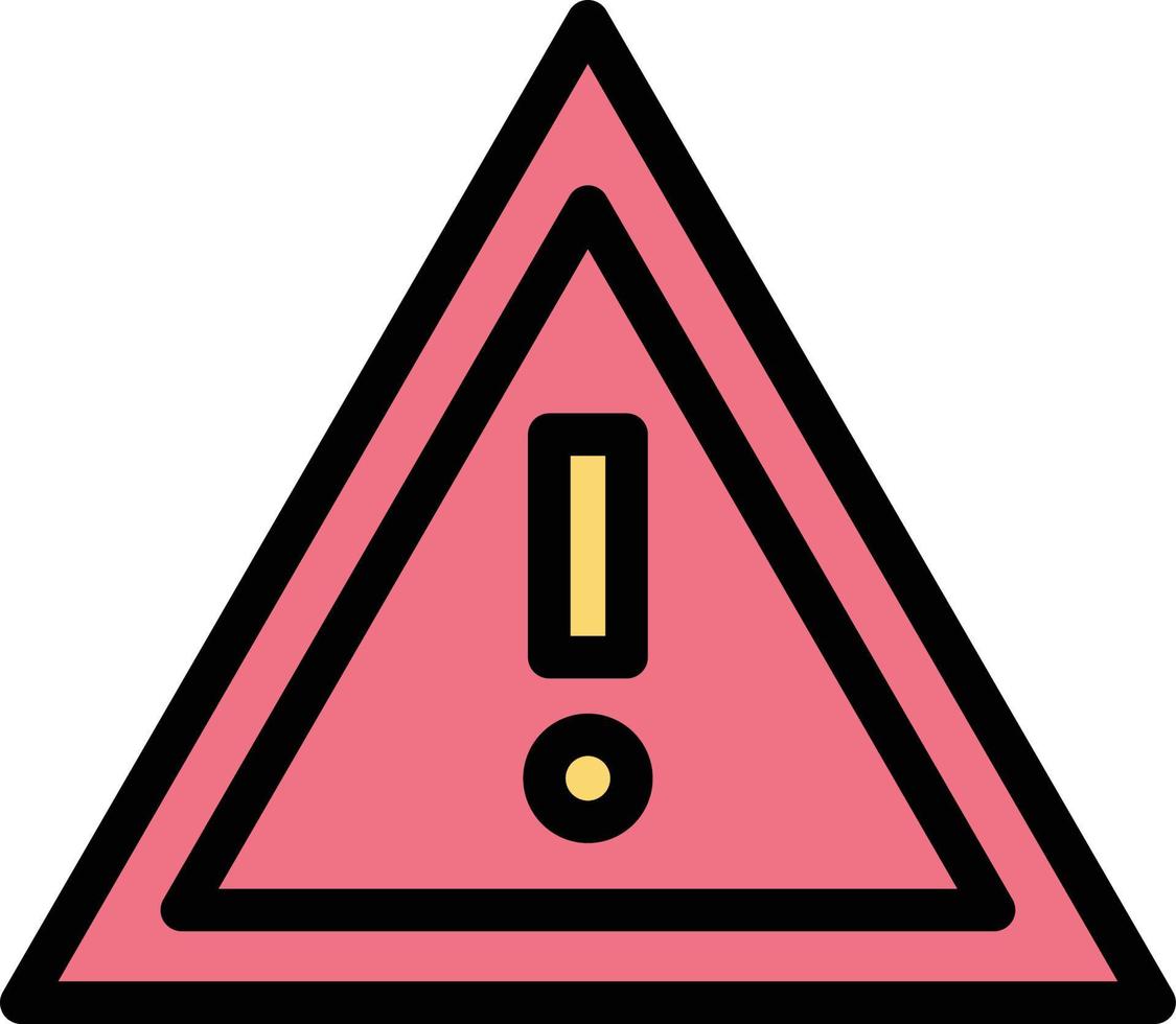 Warning Vector Icon Design Illustration 14066246 Vector Art at Vecteezy