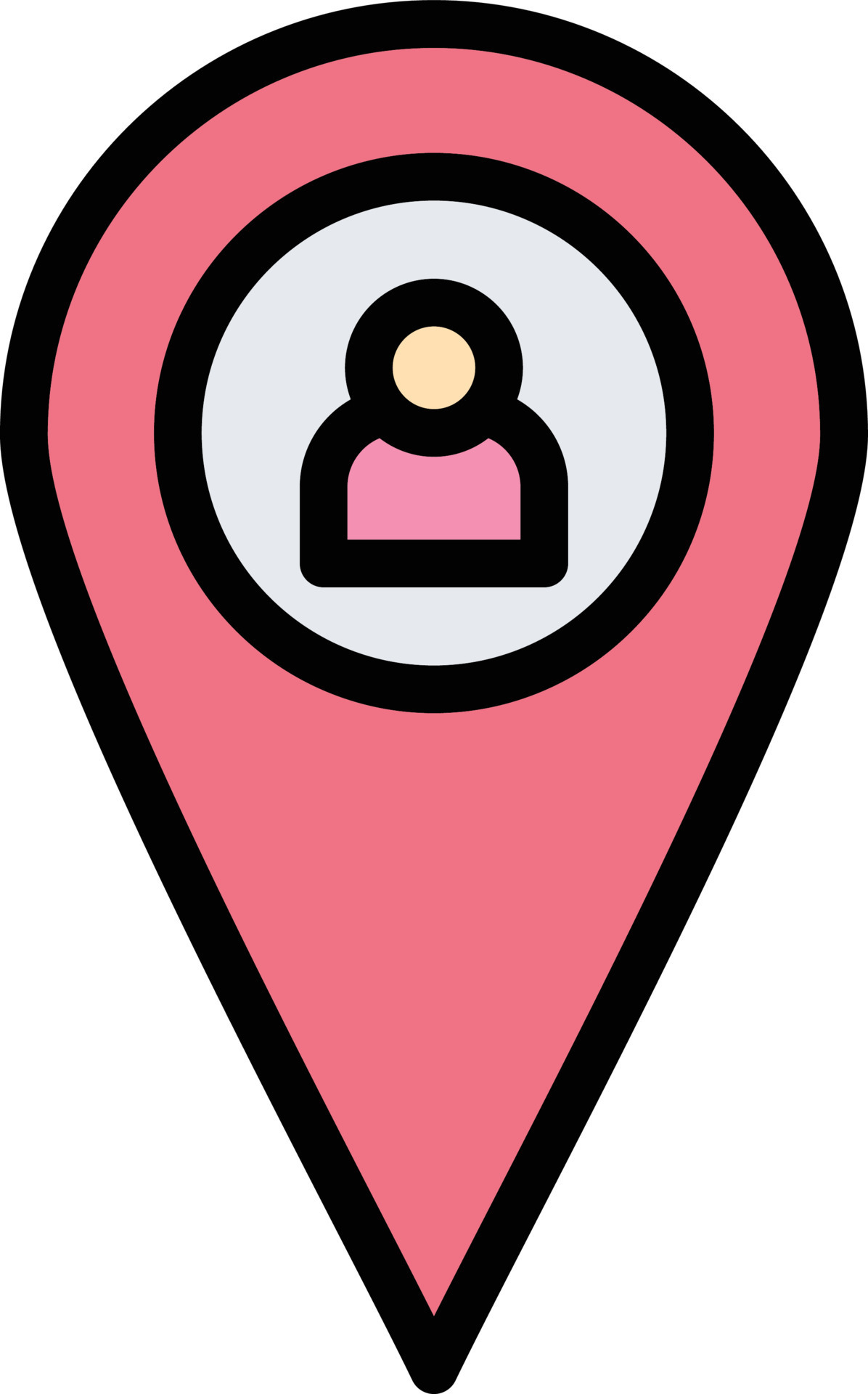 Location Vector Icon Design Illustration 14066328 Vector Art at Vecteezy