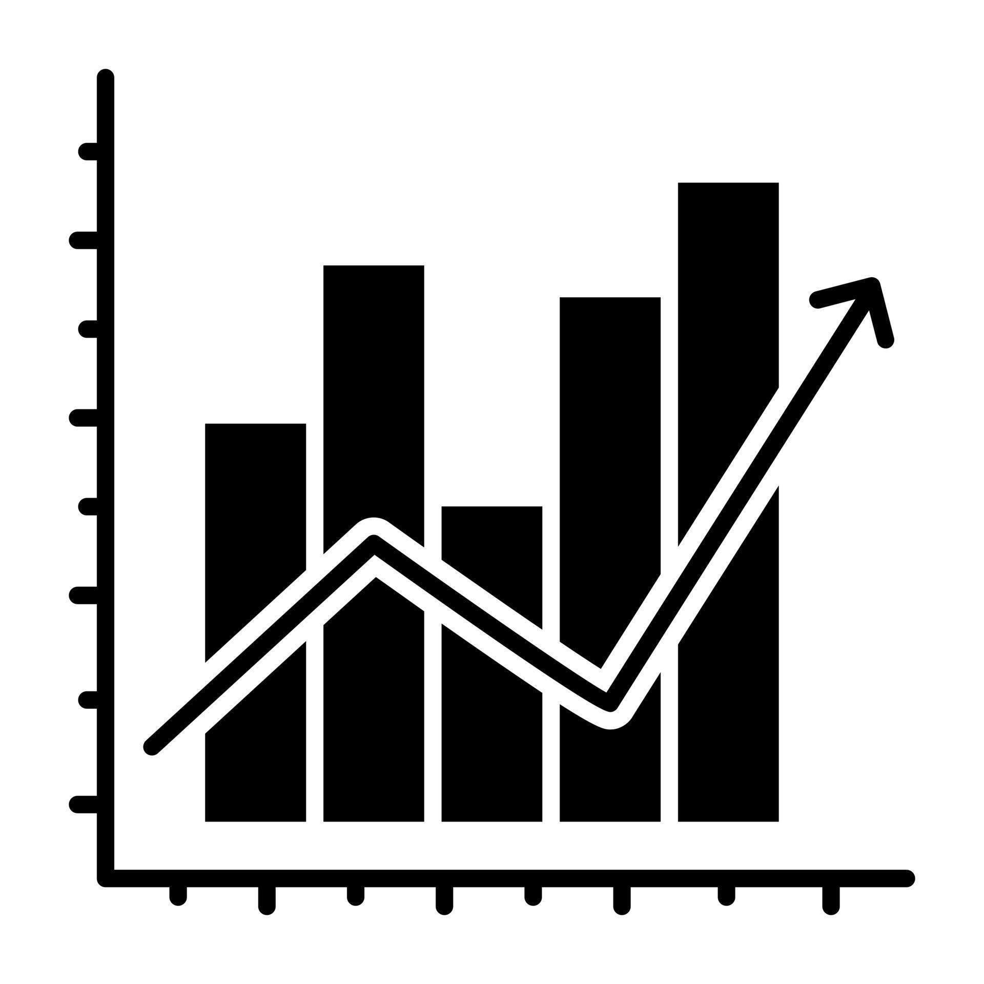 Solid design icon of progress chart 14067455 Vector Art at Vecteezy