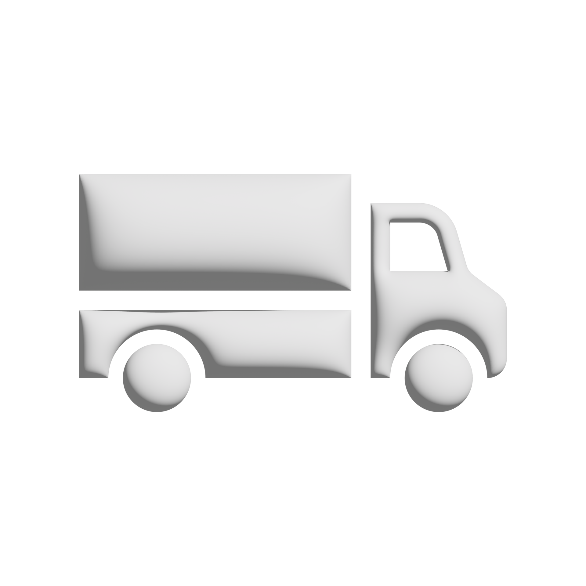truck icon 3d design for application and website presentation 14070096 PNG