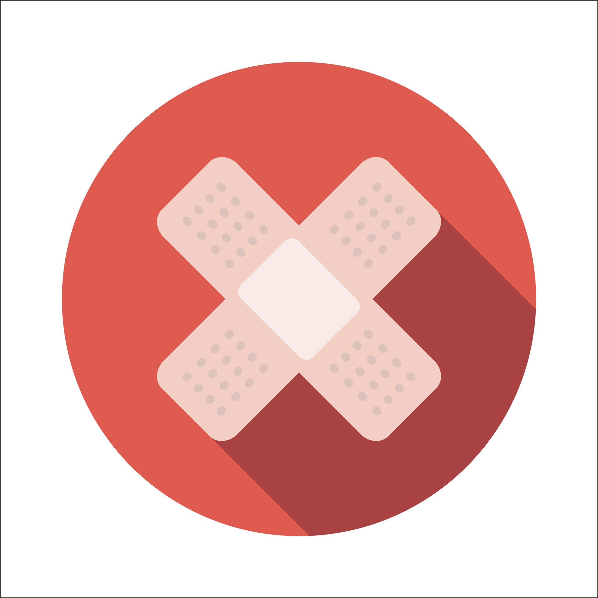 Patch flat icon 14074060 Vector Art at Vecteezy