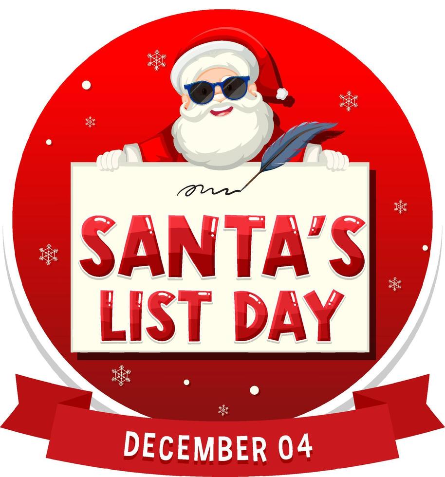 Happy Santa List Banner Design 14074098 Vector Art at Vecteezy Happy Santa List Banner Design 14074098 Vector Art at Vecteezy