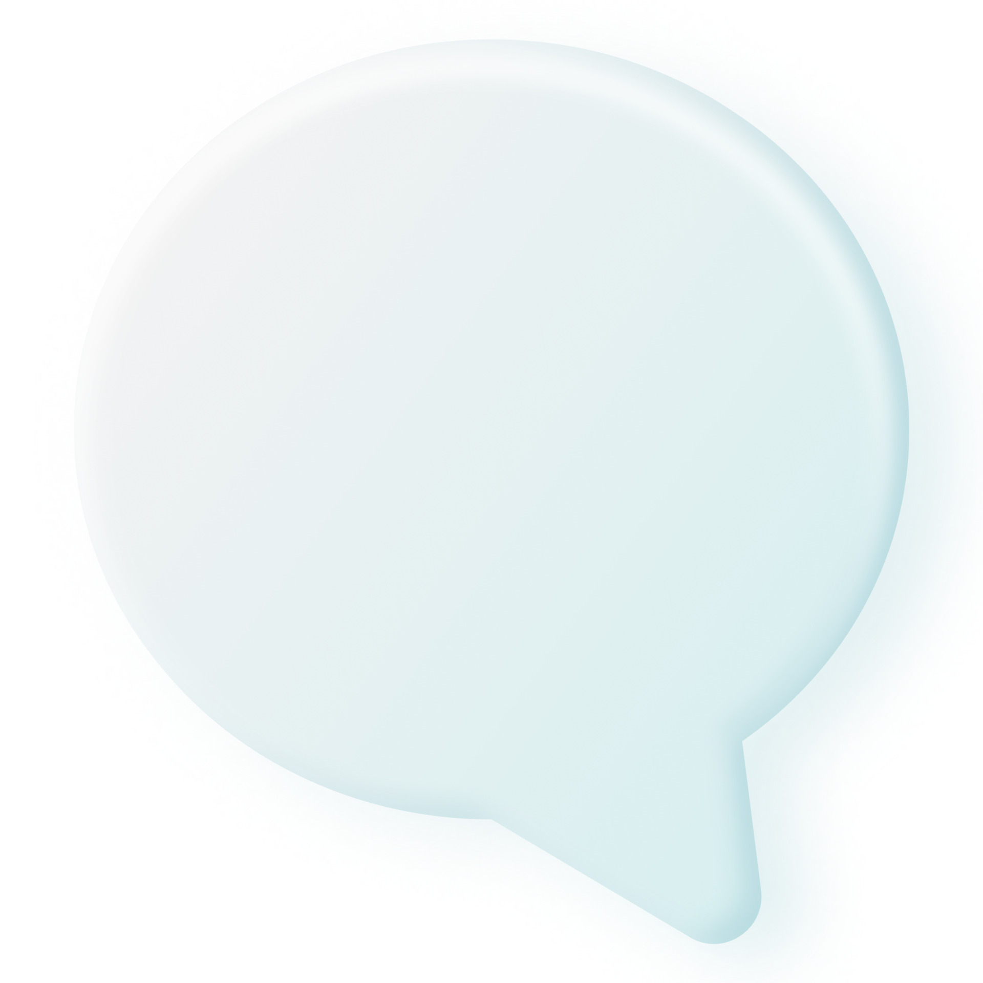 3D speech bubble icon isolated on white background. 3D chat sign. White ... 3D speech bubble icon isolated on white background. 3D chat sign. White ...