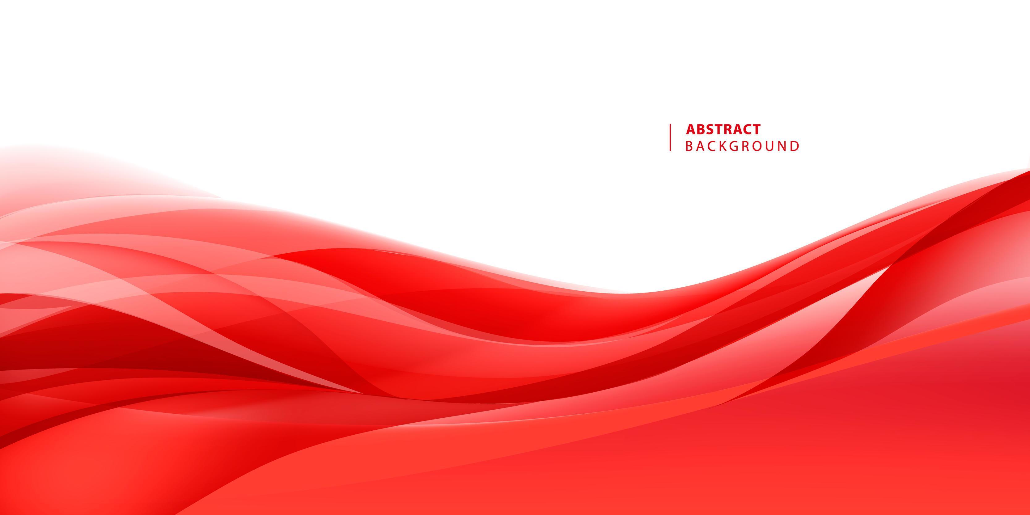 Vector abstract red wavy background. Curve flow motion. 14141153 Vector ...