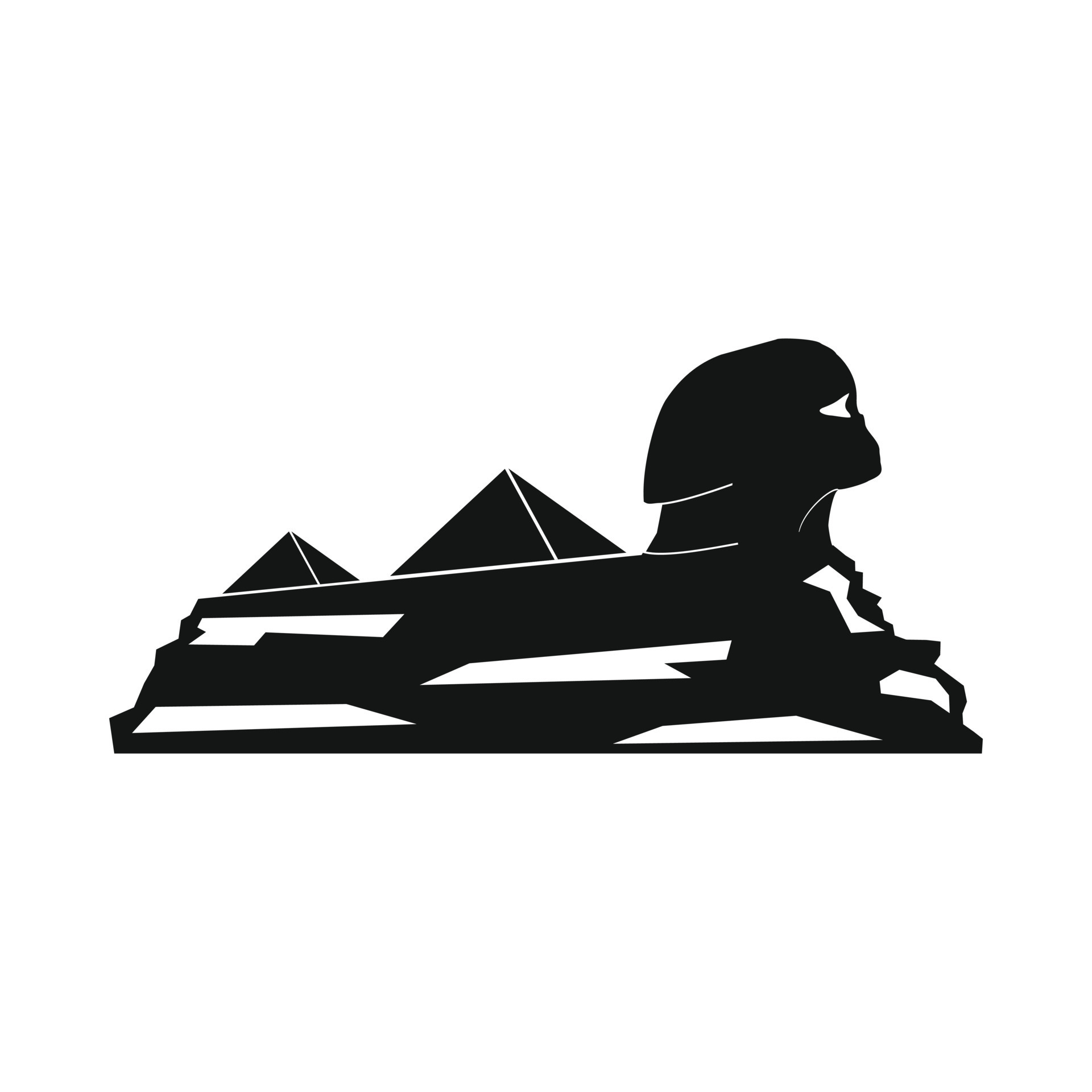 Sphinx icon, simple style 14144021 Vector Art at Vecteezy
