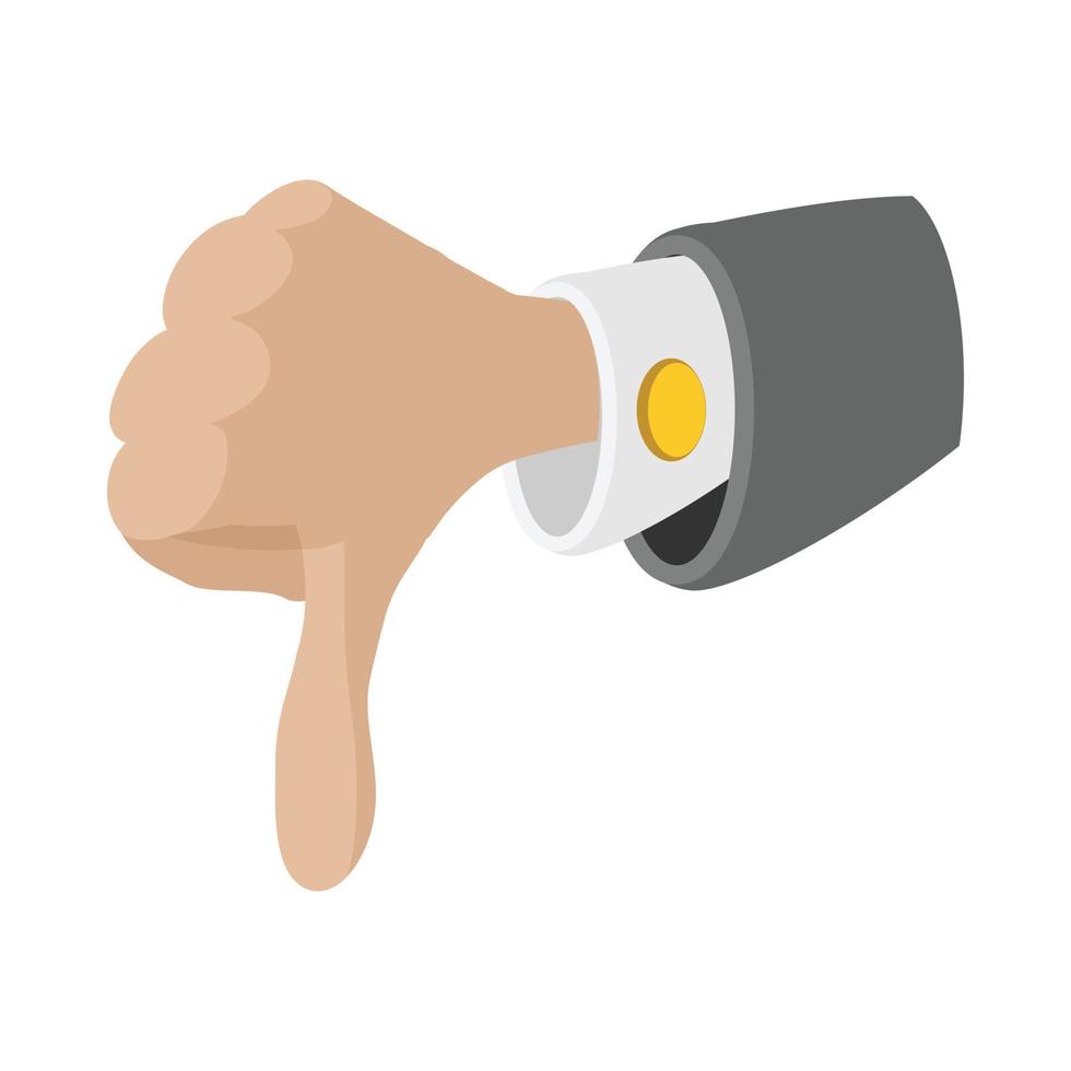Thumb down gesture icon, cartoon style 14152428 Vector Art at Vecteezy Thumb down gesture icon, cartoon style 14152428 Vector Art at Vecteezy