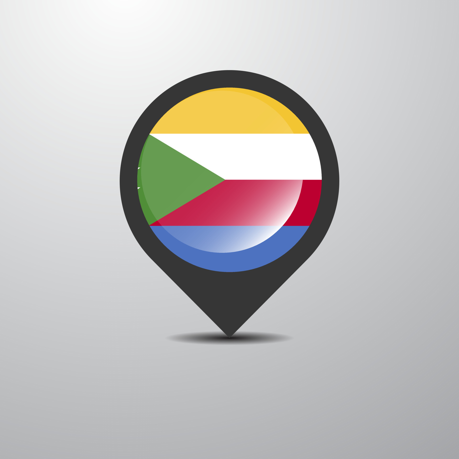 Democratic Republic Of The Congo Map Pin 14153704 Vector Art At Vecteezy