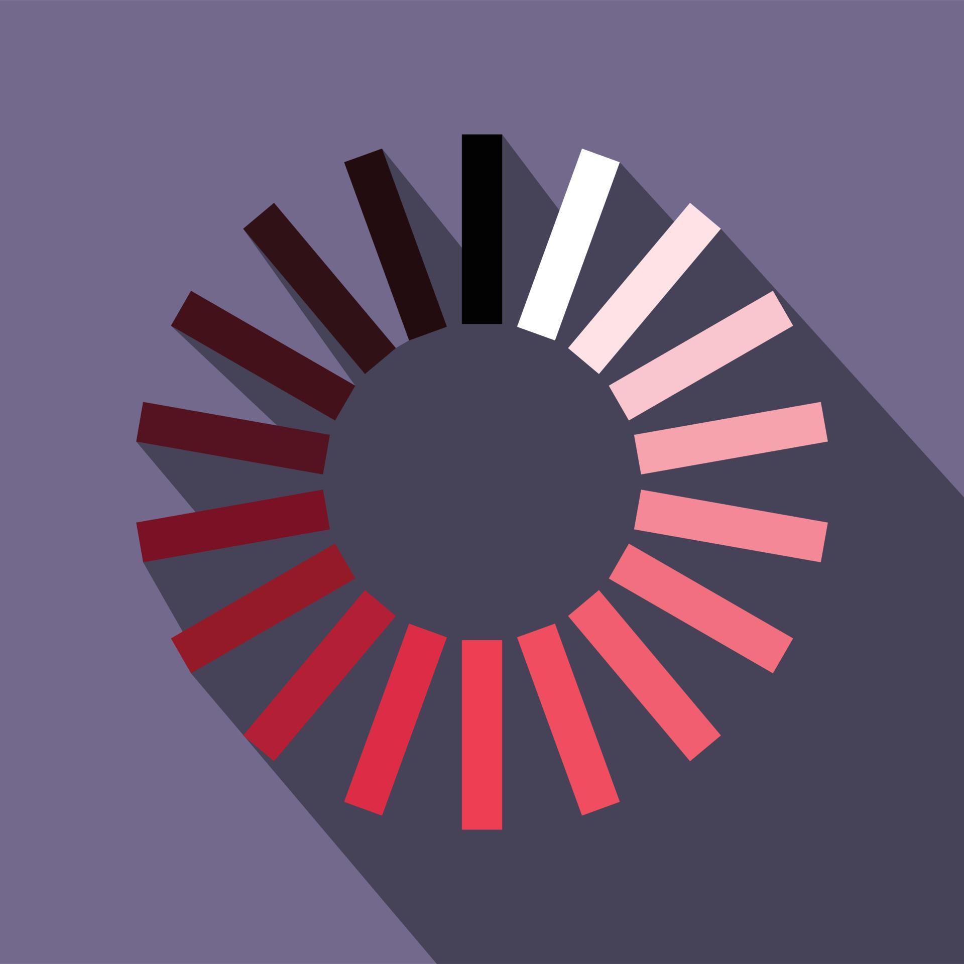 Loading circle sign icon in flat style 14153921 Vector Art at Vecteezy