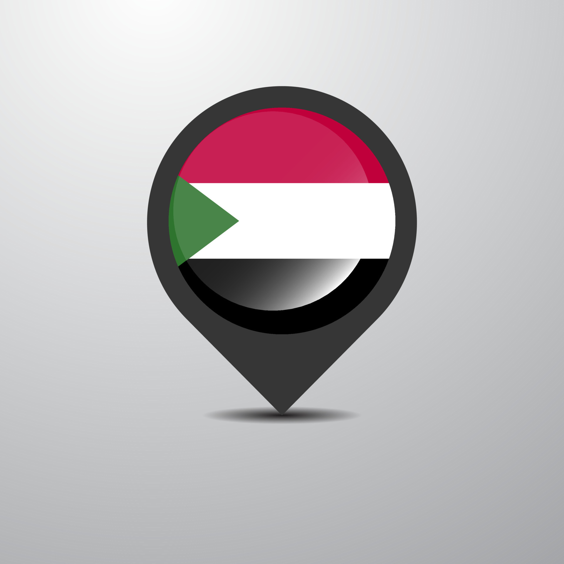 Sudan Map Pin 14161829 Vector Art at Vecteezy