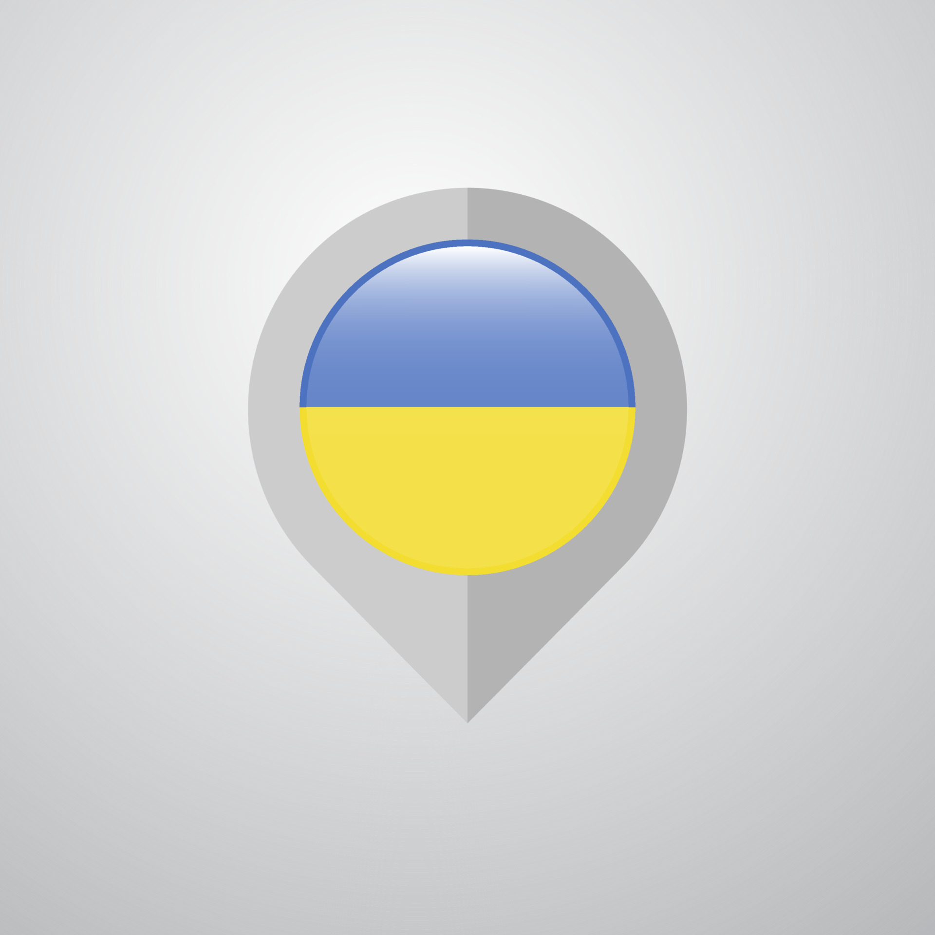 Map Navigation pointer with Ukraine flag design vector 14162081 Vector Art at Vecteezy