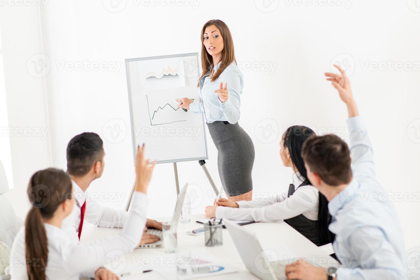 Businesswoman Pointing Flip Chart 14162745 Stock Photo at Vecteezy Businesswoman Pointing Flip Chart 14162745 Stock Photo at Vecteezy