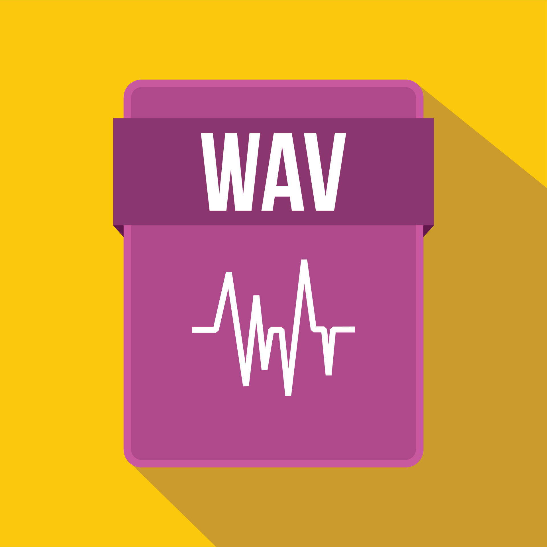 WAV file icon, flat style 14164718 Vector Art at Vecteezy WAV file icon, flat style 14164718 Vector Art at Vecteezy
