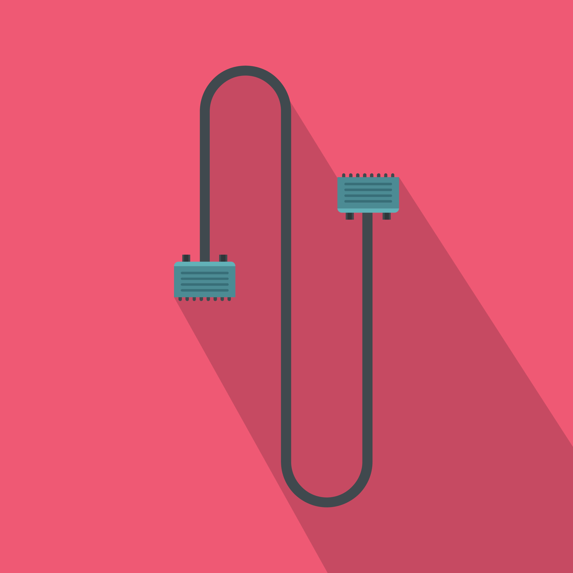 Cable wire computer icon, flat style 14167554 Vector Art at Vecteezy Cable wire computer icon, flat style 14167554 Vector Art at Vecteezy
