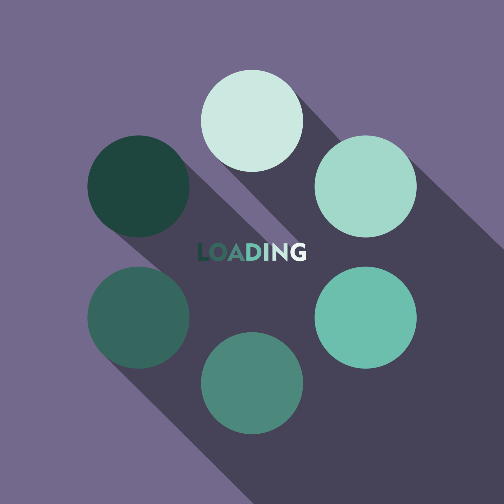 Loading icon in flat style 14167888 Vector Art at Vecteezy