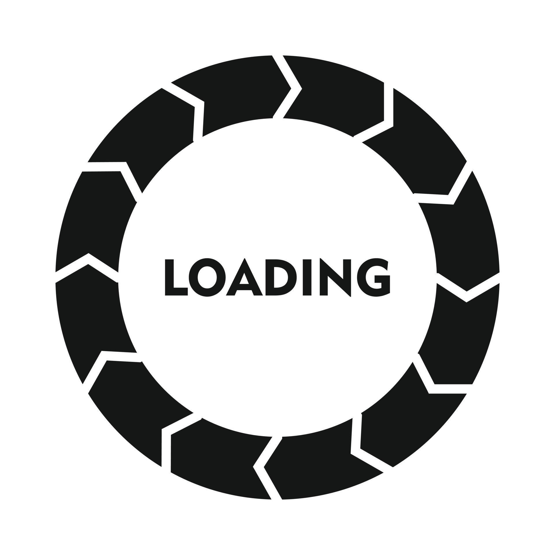 Circle loading icon, simple style 14169475 Vector Art at Vecteezy