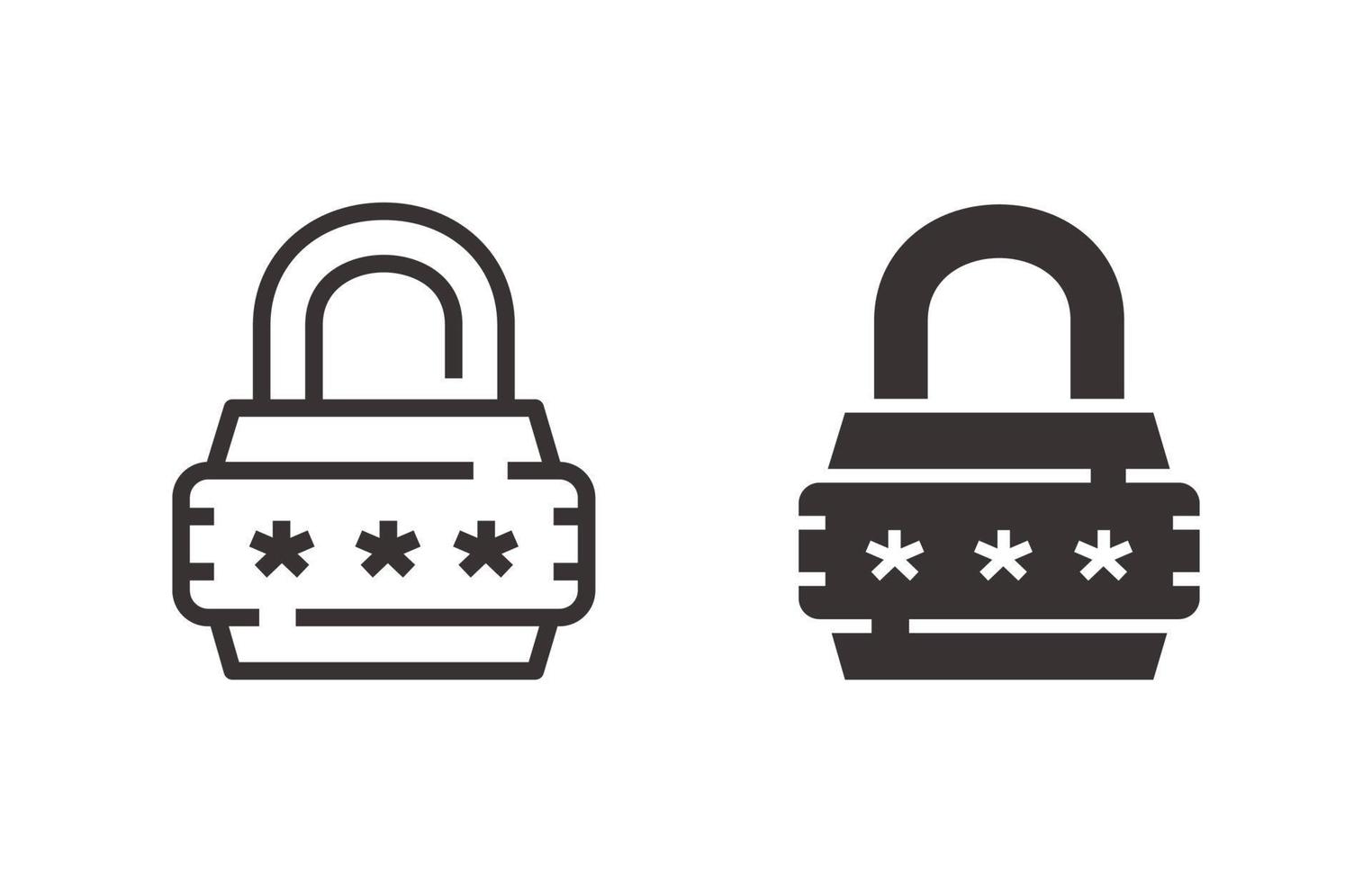 Code Lock Icon On White Background Vector Illustration 14170042 Vector Art At Vecteezy