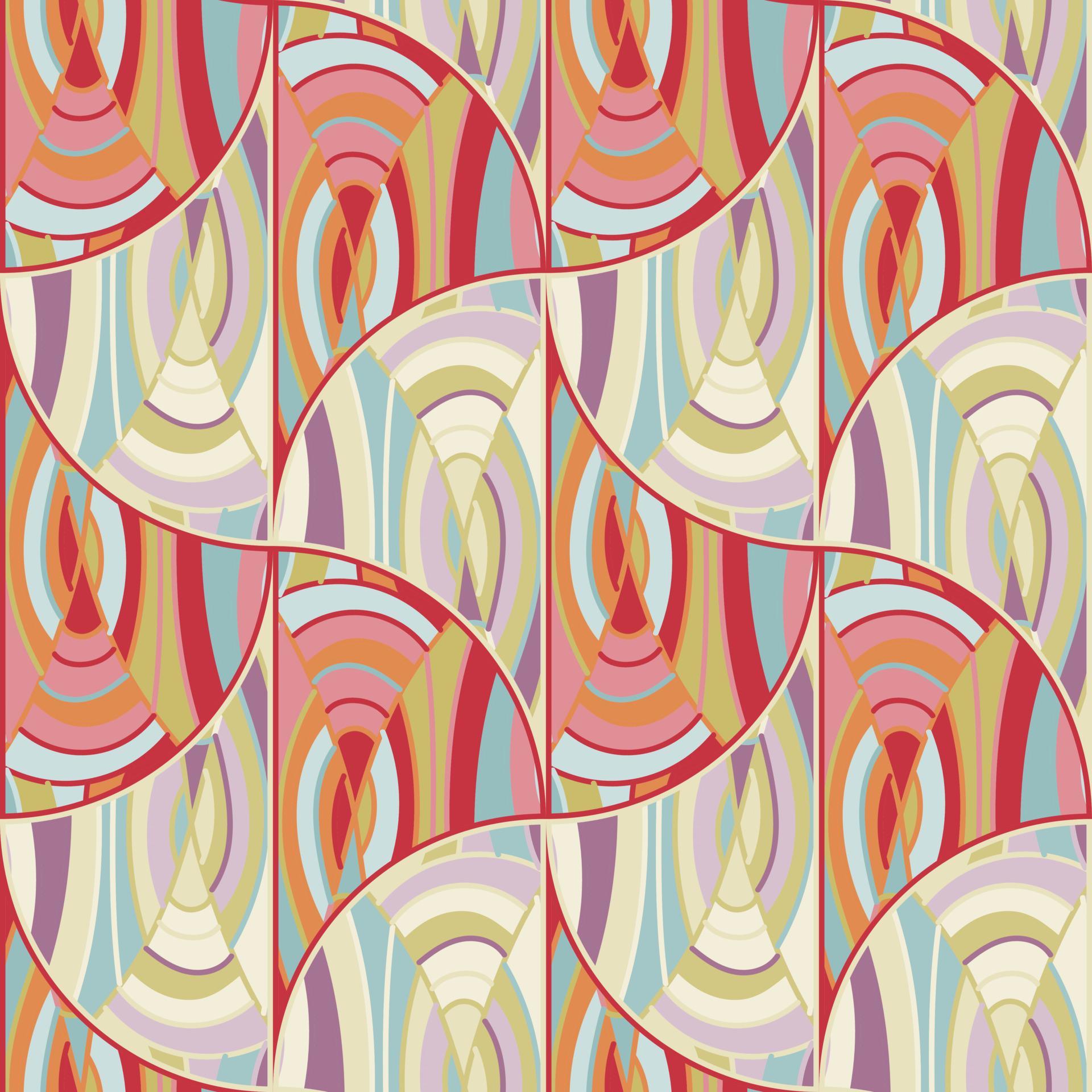 Hand drawn linear seamless pattern. Vintage line ornament. Outline ...