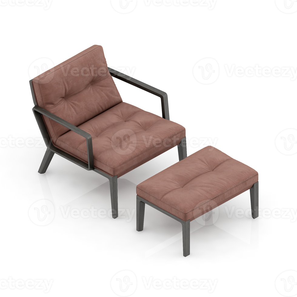 Isometric Armchair Isolated 3D render 14172682 PNG Isometric Armchair Isolated 3D render 14172682 PNG