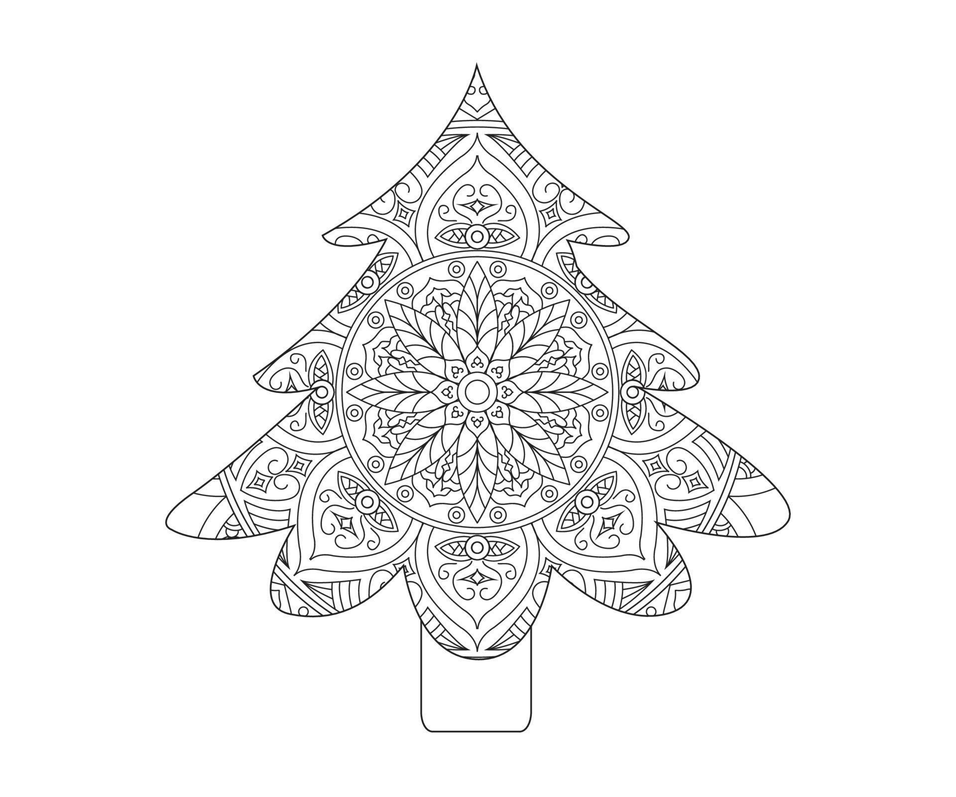 Free Christmas Tree Vector 14174240 Vector Art at Vecteezy