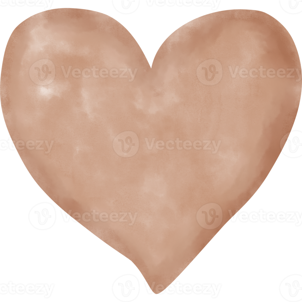 Watercolor boho heart illustration 14177754 PNG