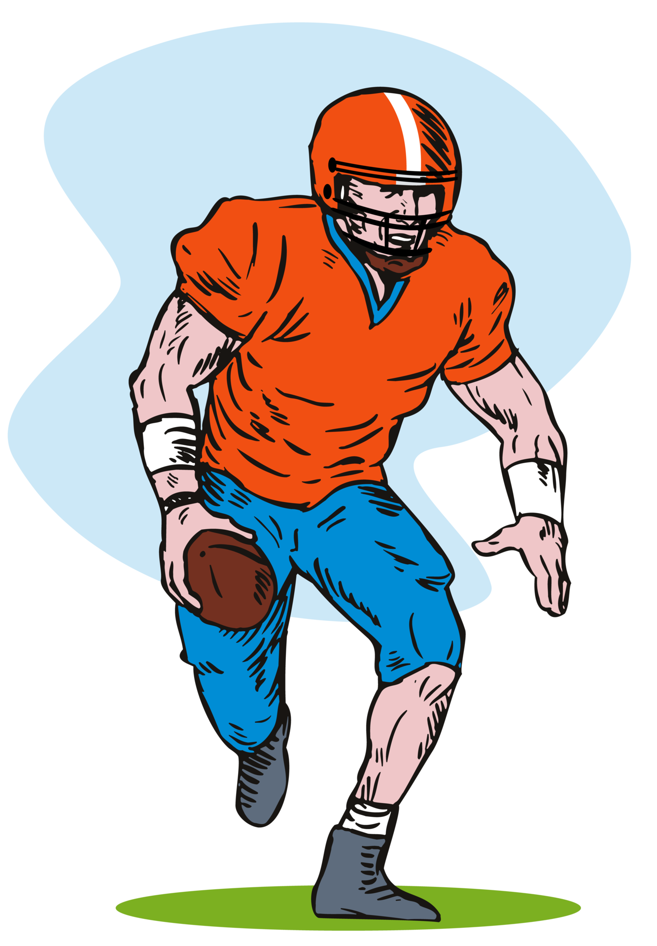 Football Player Running 14179336 PNG Football Player Running 14179336 PNG