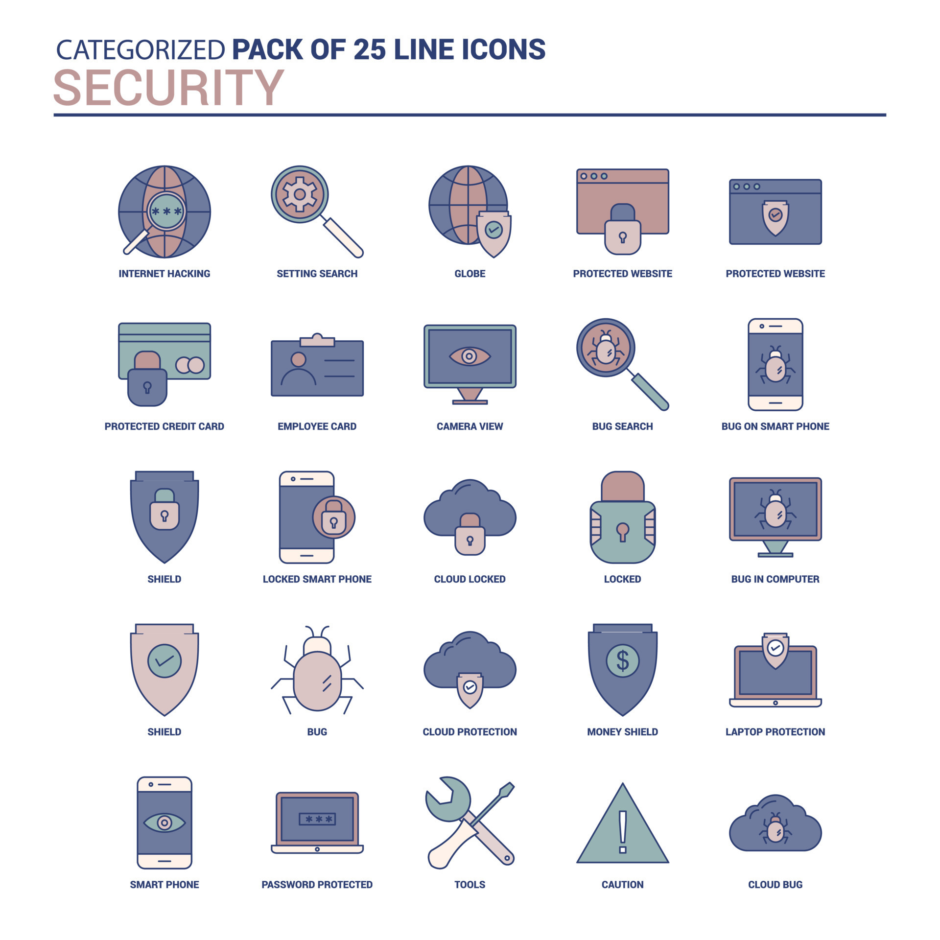 Vintage Security Icon set 25 Flat Line icon set 14179941 Vector Art at ... Vintage Security Icon set 25 Flat Line icon set 14179941 Vector Art at ...