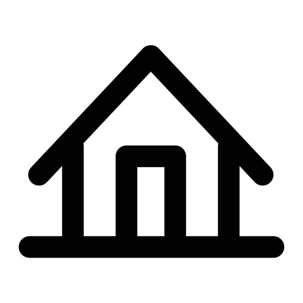House Icon Outline Style 14182183 Vector Art At Vecteezy