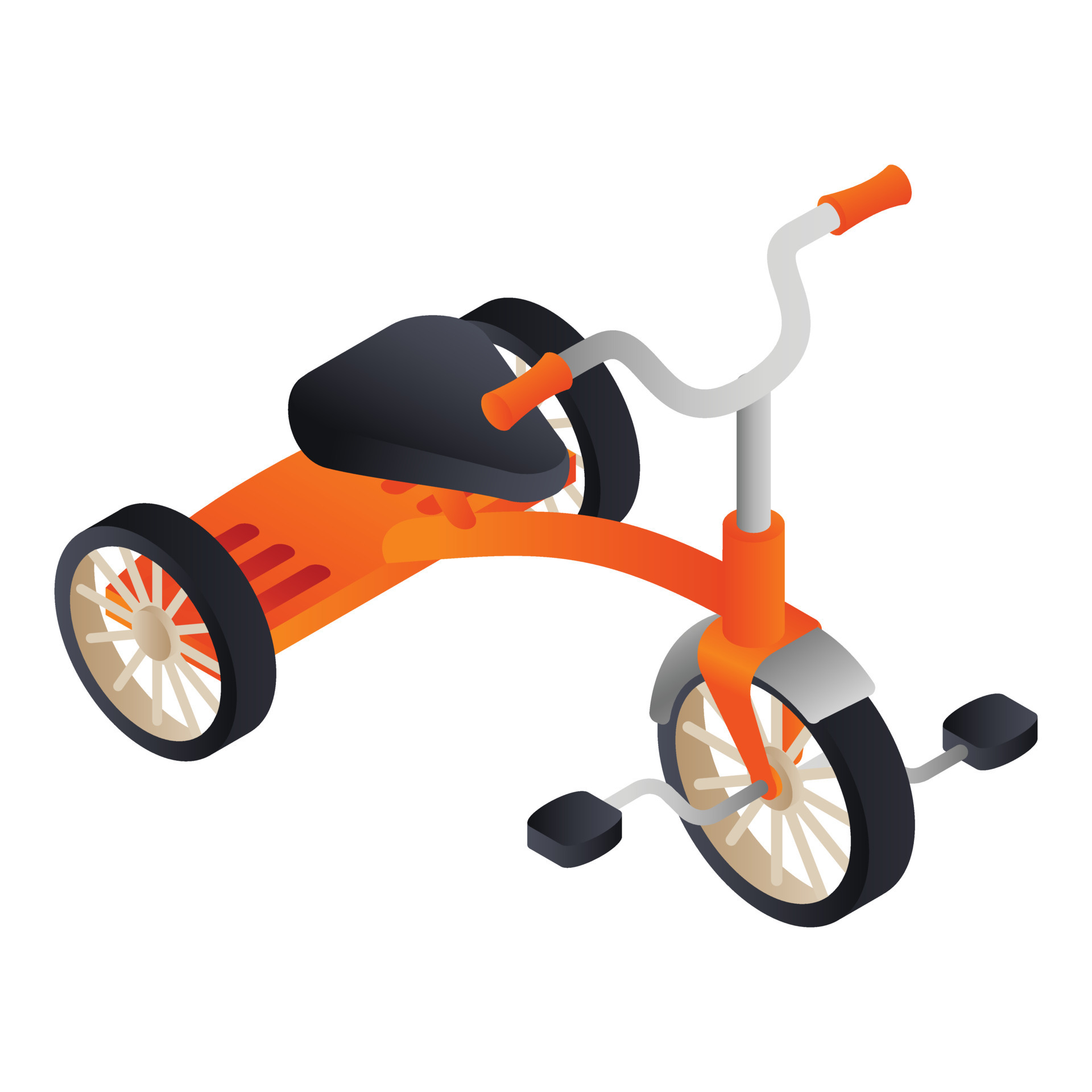 Orange kid tricycle icon, isometric style 14182487 Vector Art at Vecteezy Orange kid tricycle icon, isometric style 14182487 Vector Art at Vecteezy