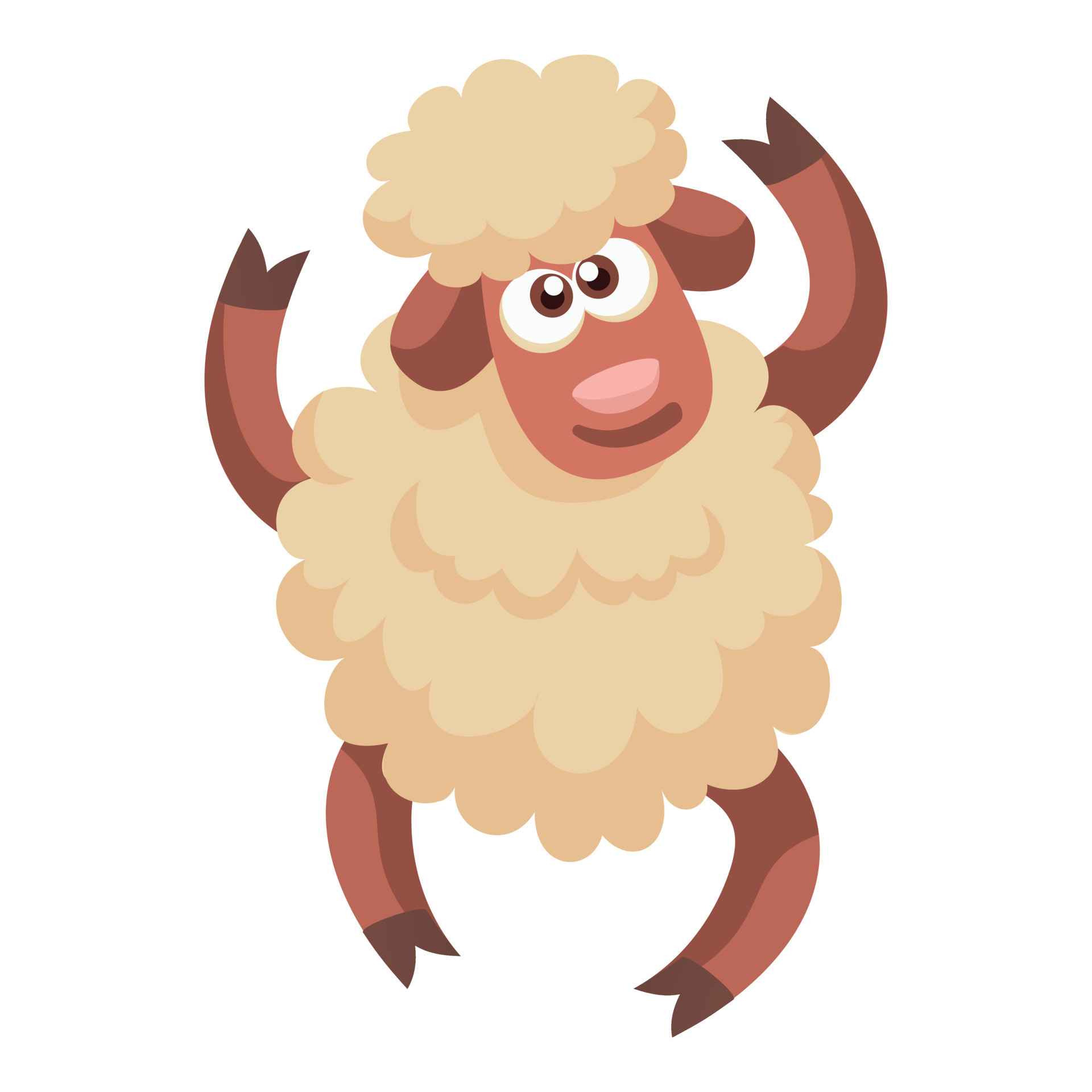 Dancing Sheep Icon Cartoon Style 14185108 Vector Art At Vecteezy