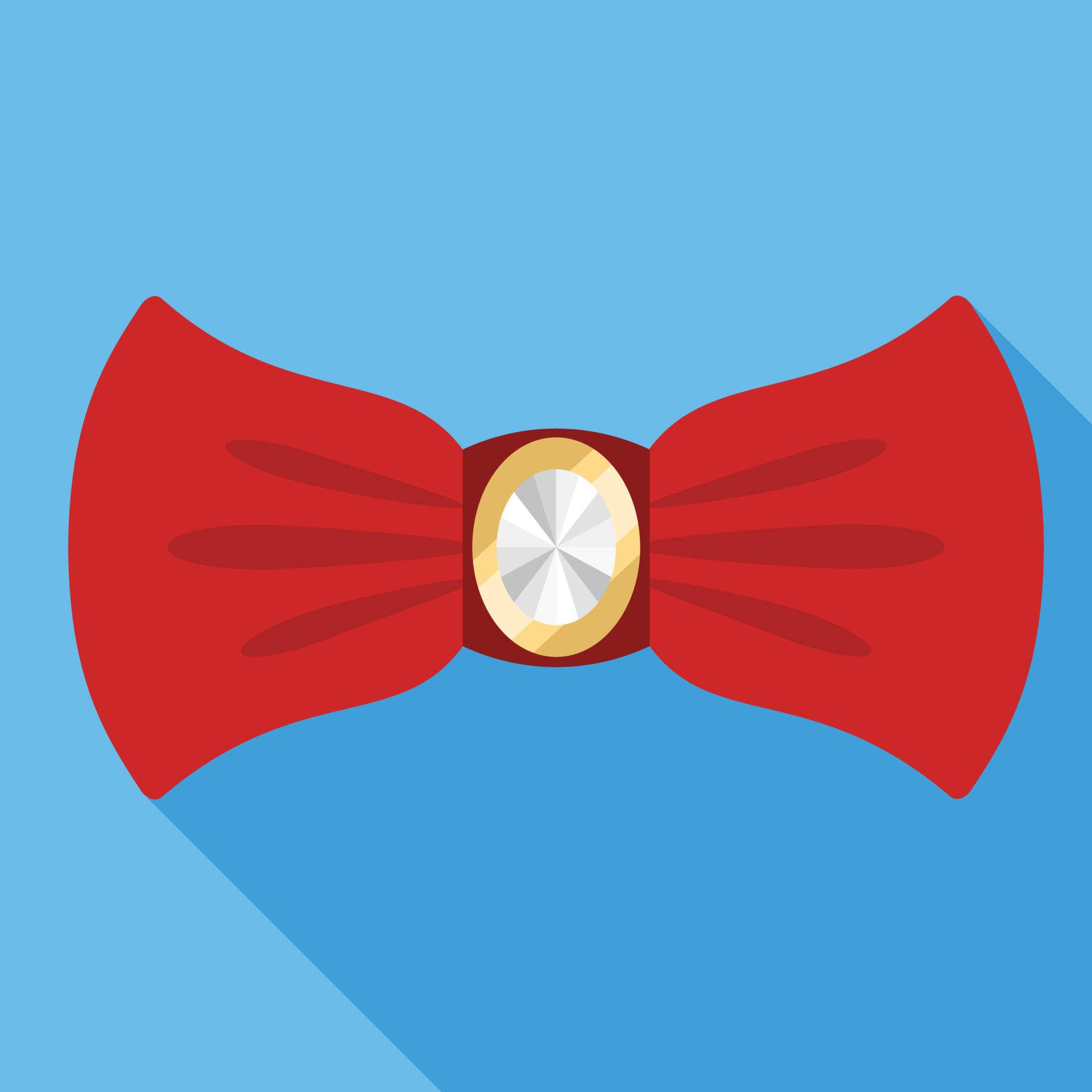 Red elegant bow tie icon, flat style 14186893 Vector Art at Vecteezy