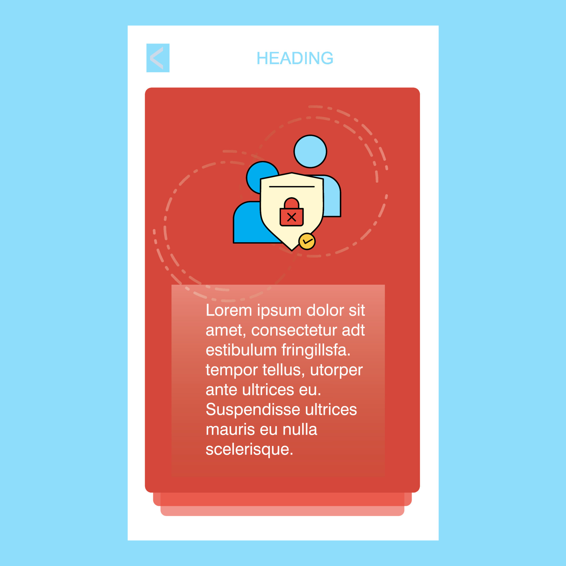 Protected chat mobile vertical banner design design Vector 14191344 ... Protected chat mobile vertical banner design design Vector 14191344 ...