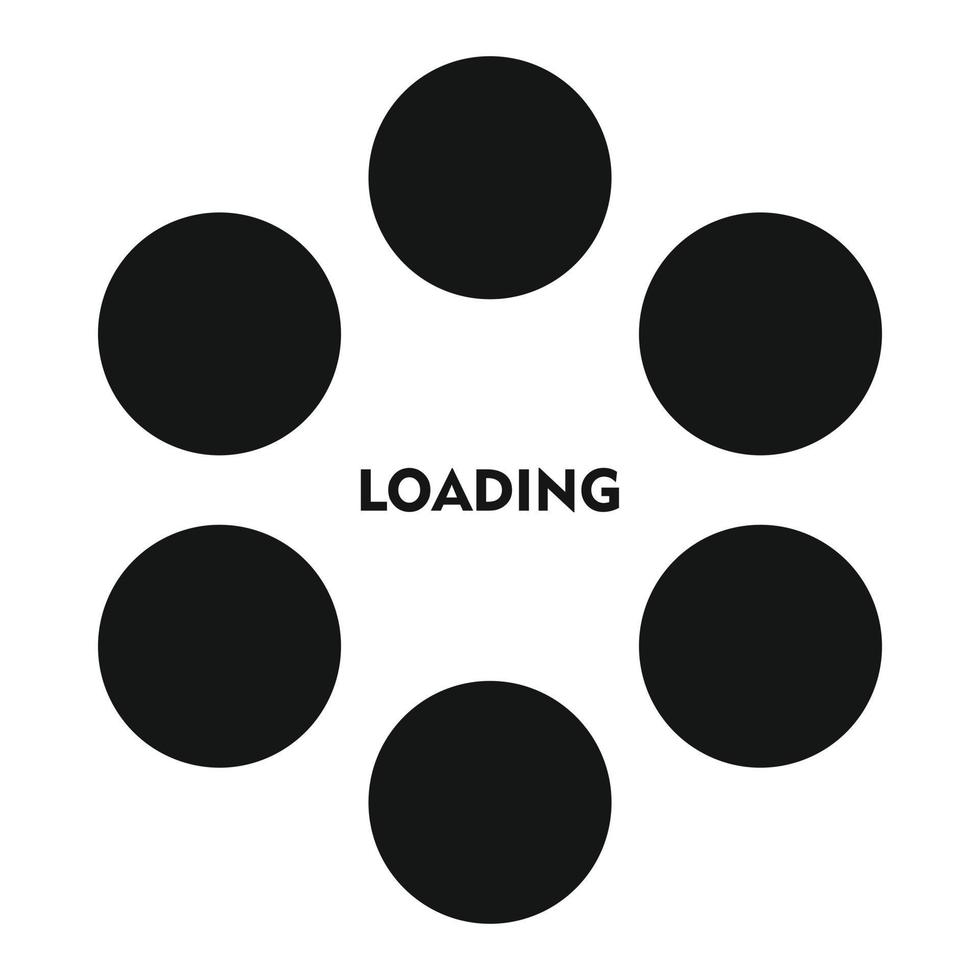 Loading icon in simple style 14193262 Vector Art at Vecteezy