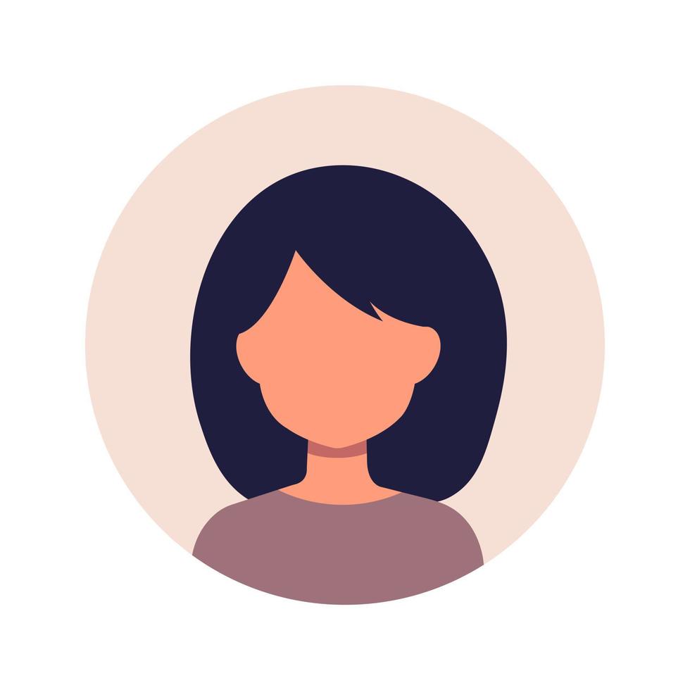 Avatar Icon Human A Persons Badge Vector Social Media Profile Symbol The Symbol Of A