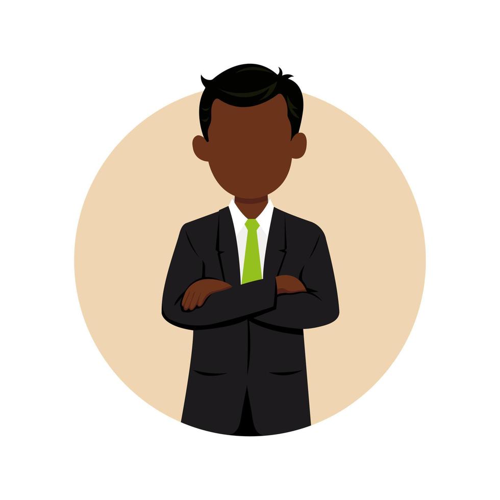 Businessman Manager Boss Man An Office Worker Illustration Vector Flat Design 14194240