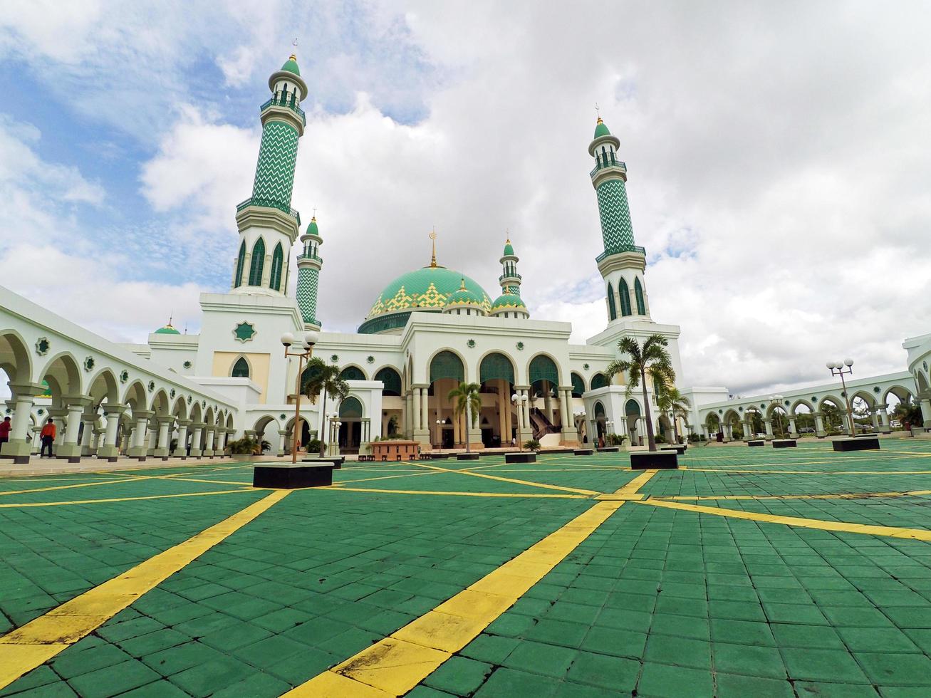 Sangatta, Kutai Timur, East Kalimantan, Indonesia, - 2014. Al Faruq Mosque one of the biggest ...