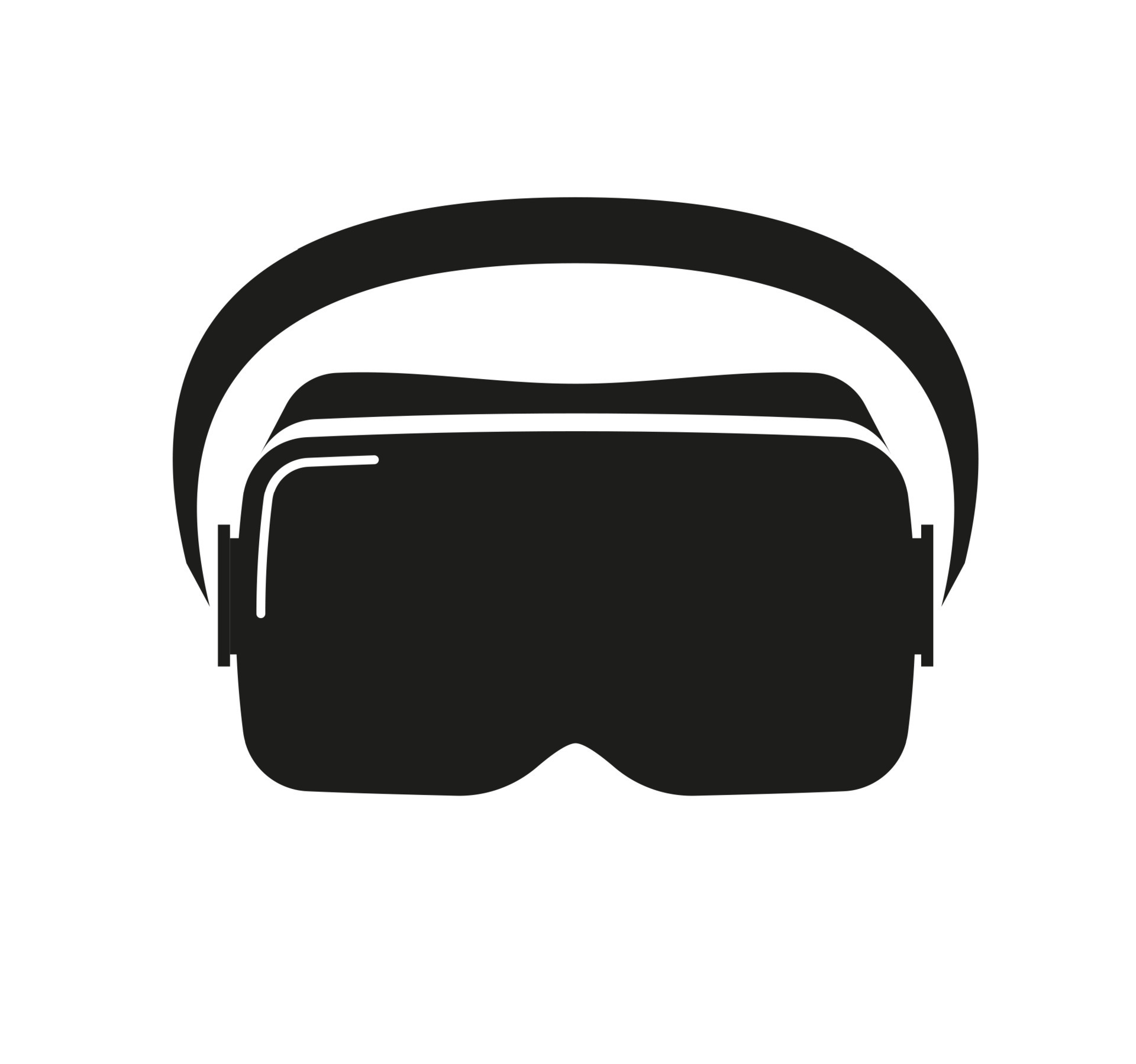 VR glasses vector virtual reality headset icon. Virtual reality helmet ... VR glasses vector virtual reality headset icon. Virtual reality helmet ...
