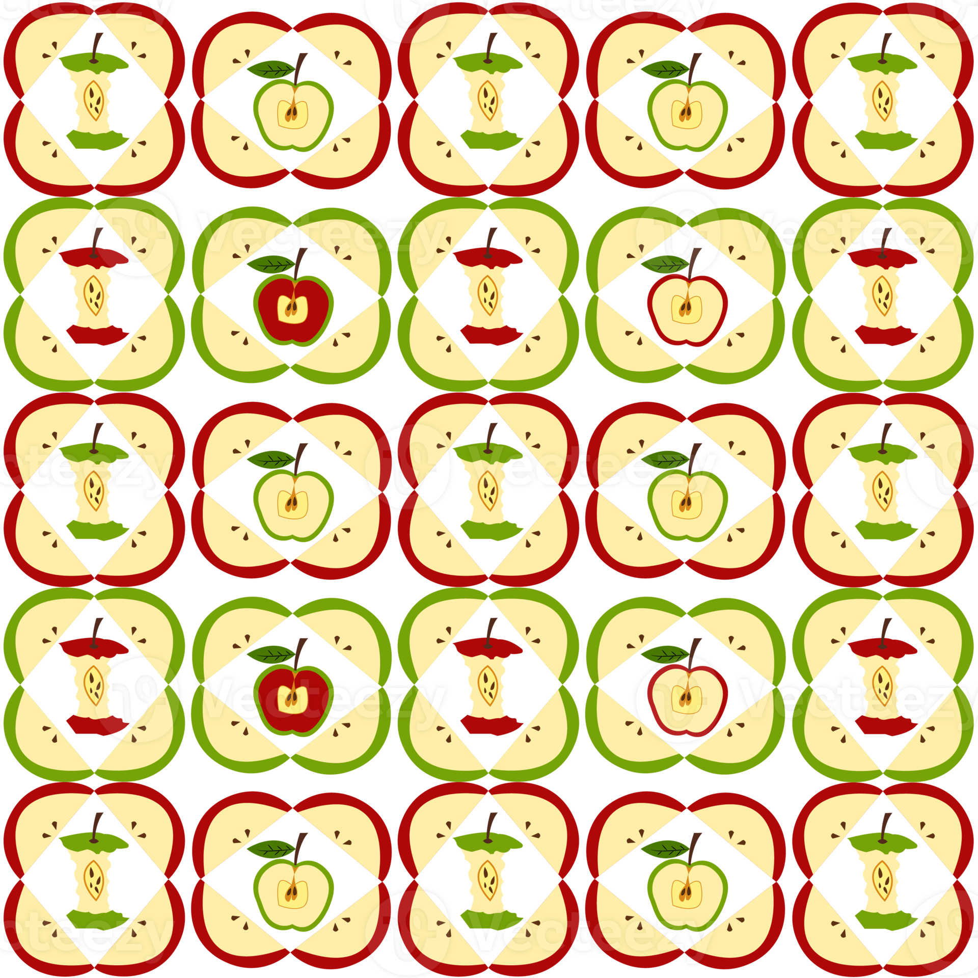 Apple Seamless Pattern 14203353 Png