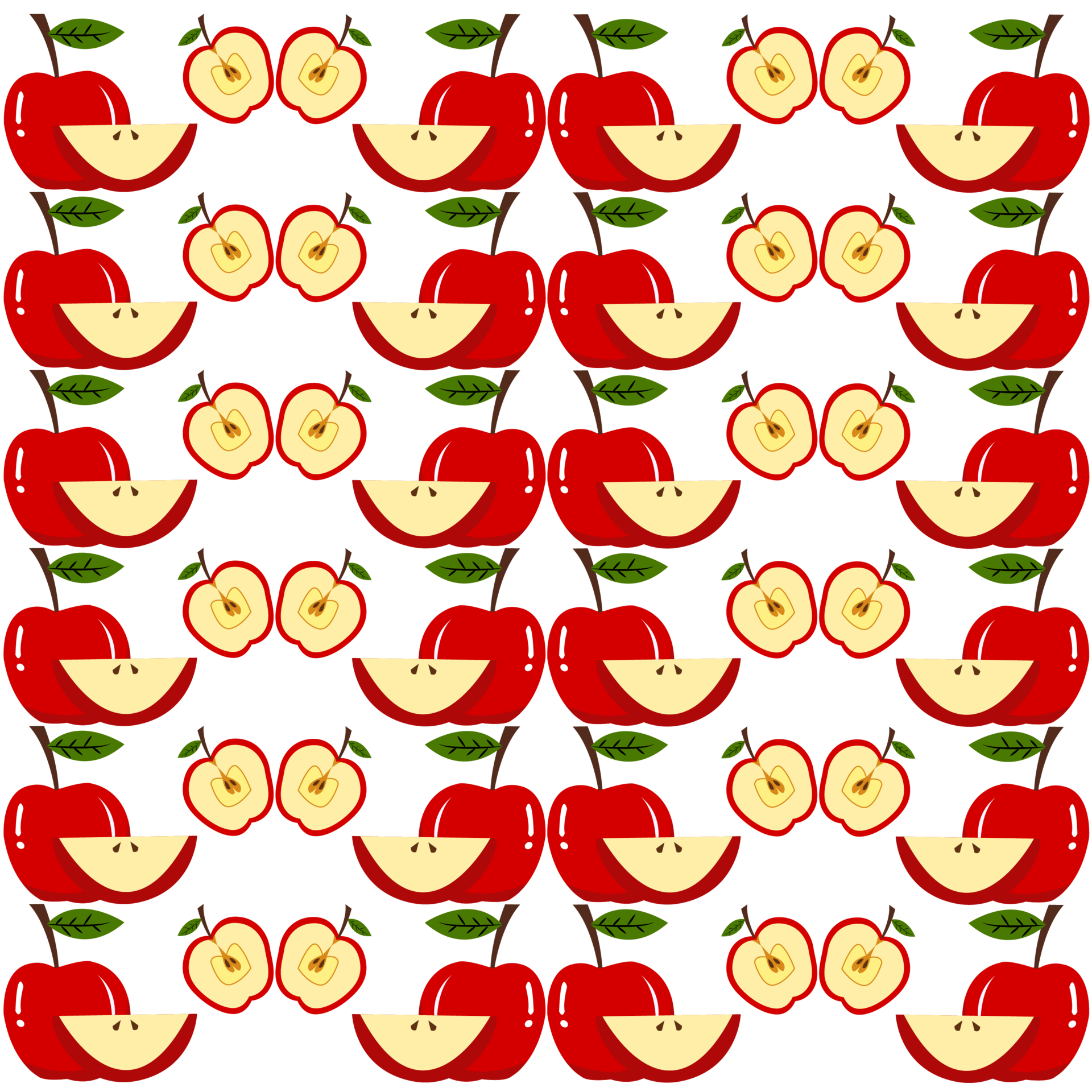 Apple Seamless Pattern 14203365 Png