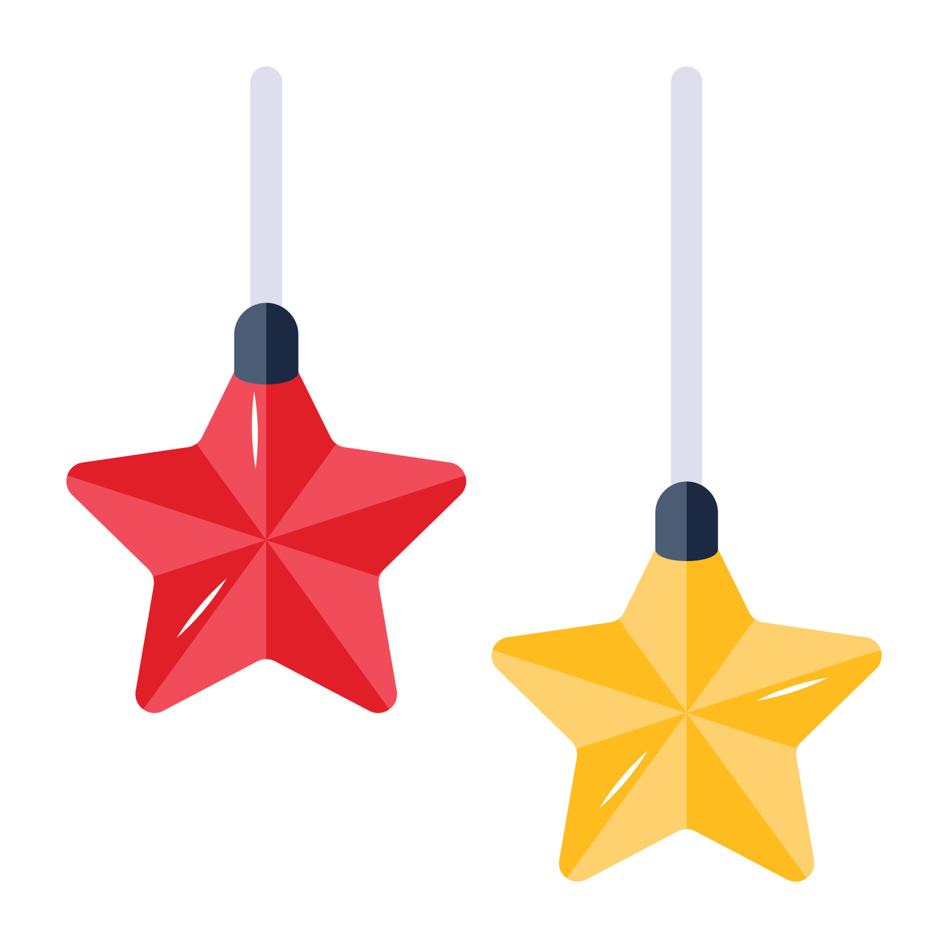 Download flat icon of hanging stars 14207636 Vector Art at Vecteezy