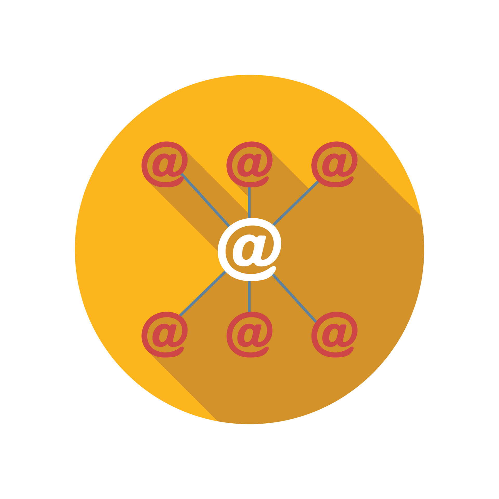 Incoming And Outgoing Emails Flat Icon 14208150 Vector Art At Vecteezy