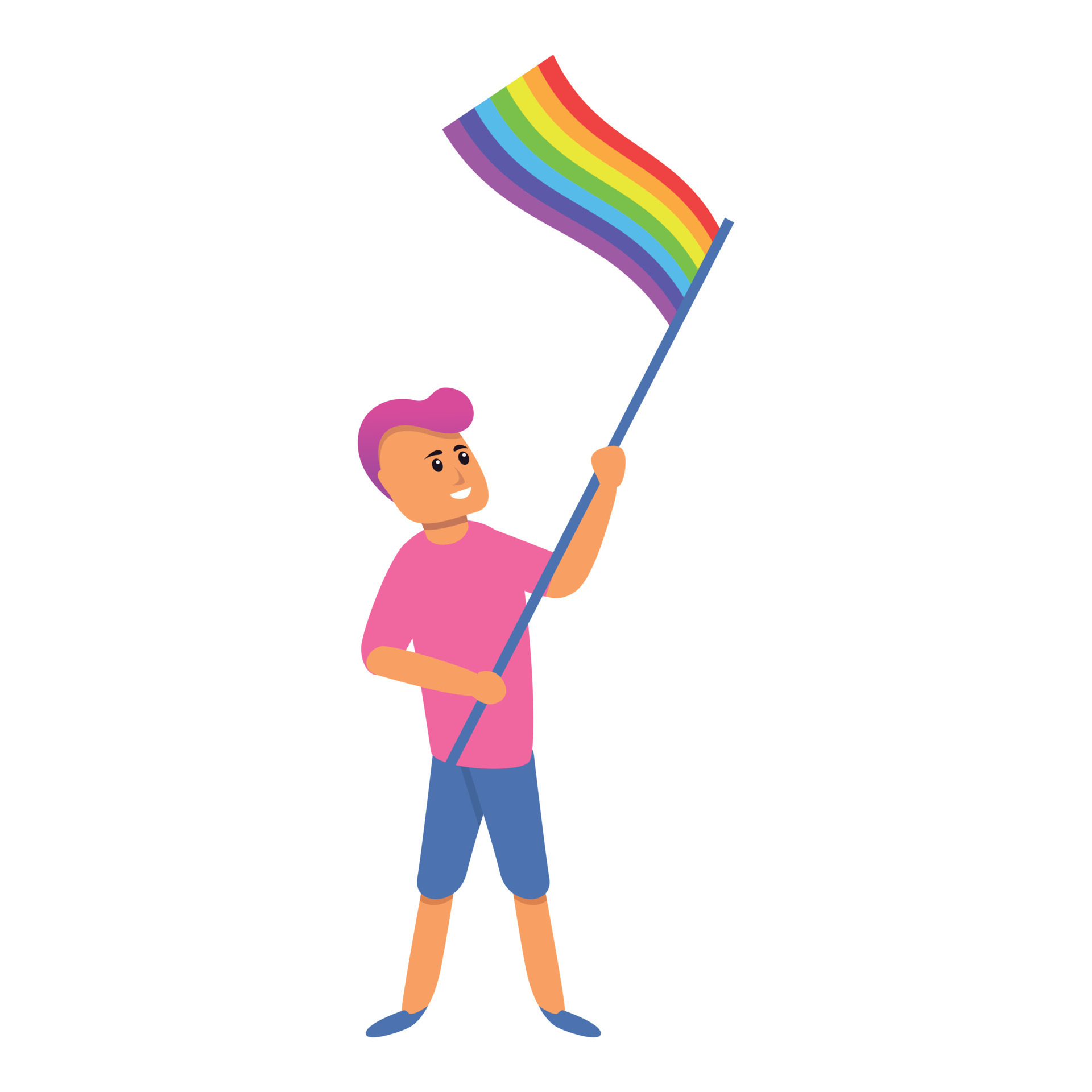 Transgender lgbt flag icon, cartoon style 14208642 Vector Art at Vecteezy