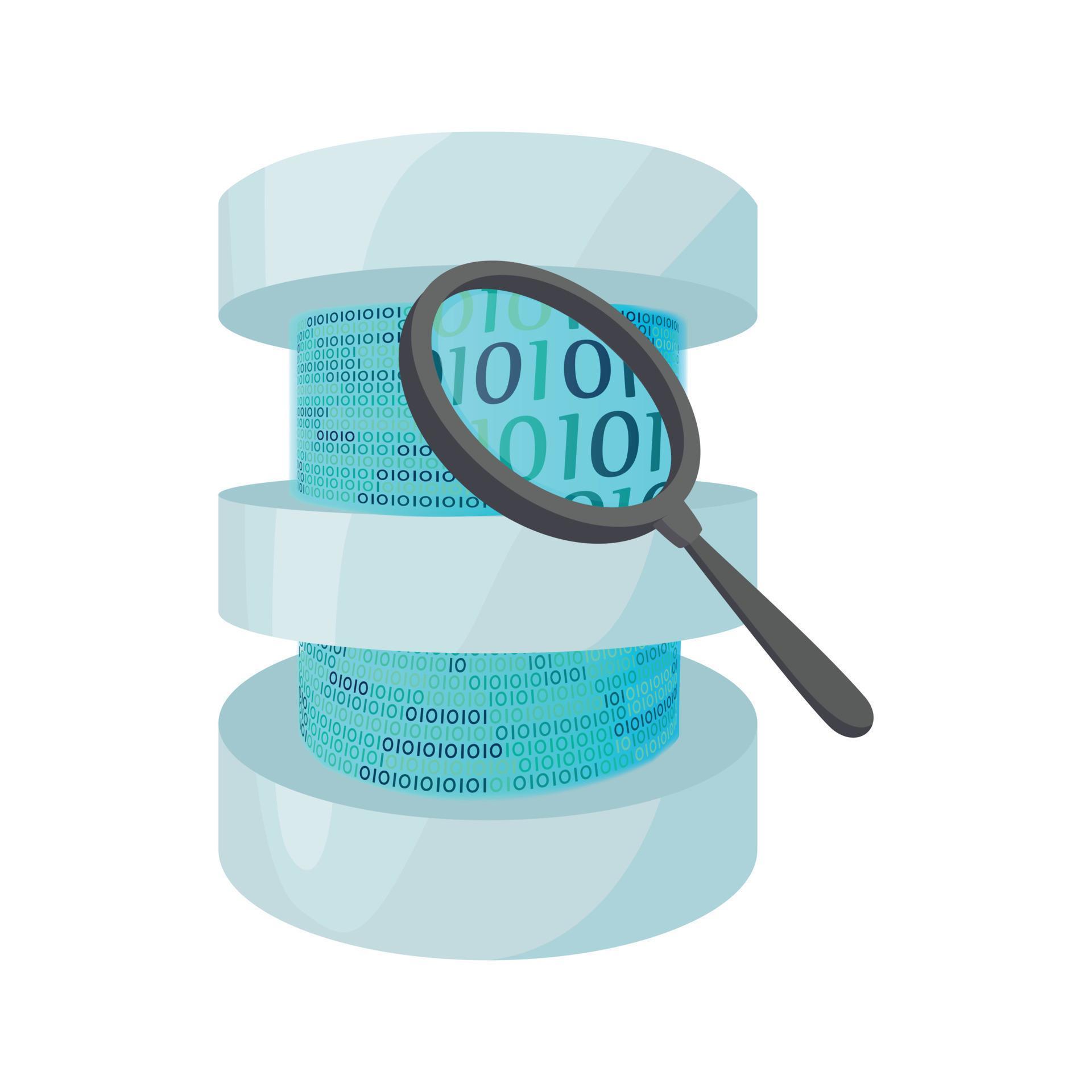 Search data in database icon, cartoon style 14208916 Vector Art at Vecteezy