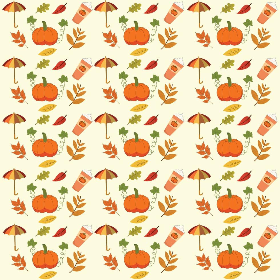 Fall Seamless Pattern 14213512 Vector Art at Vecteezy