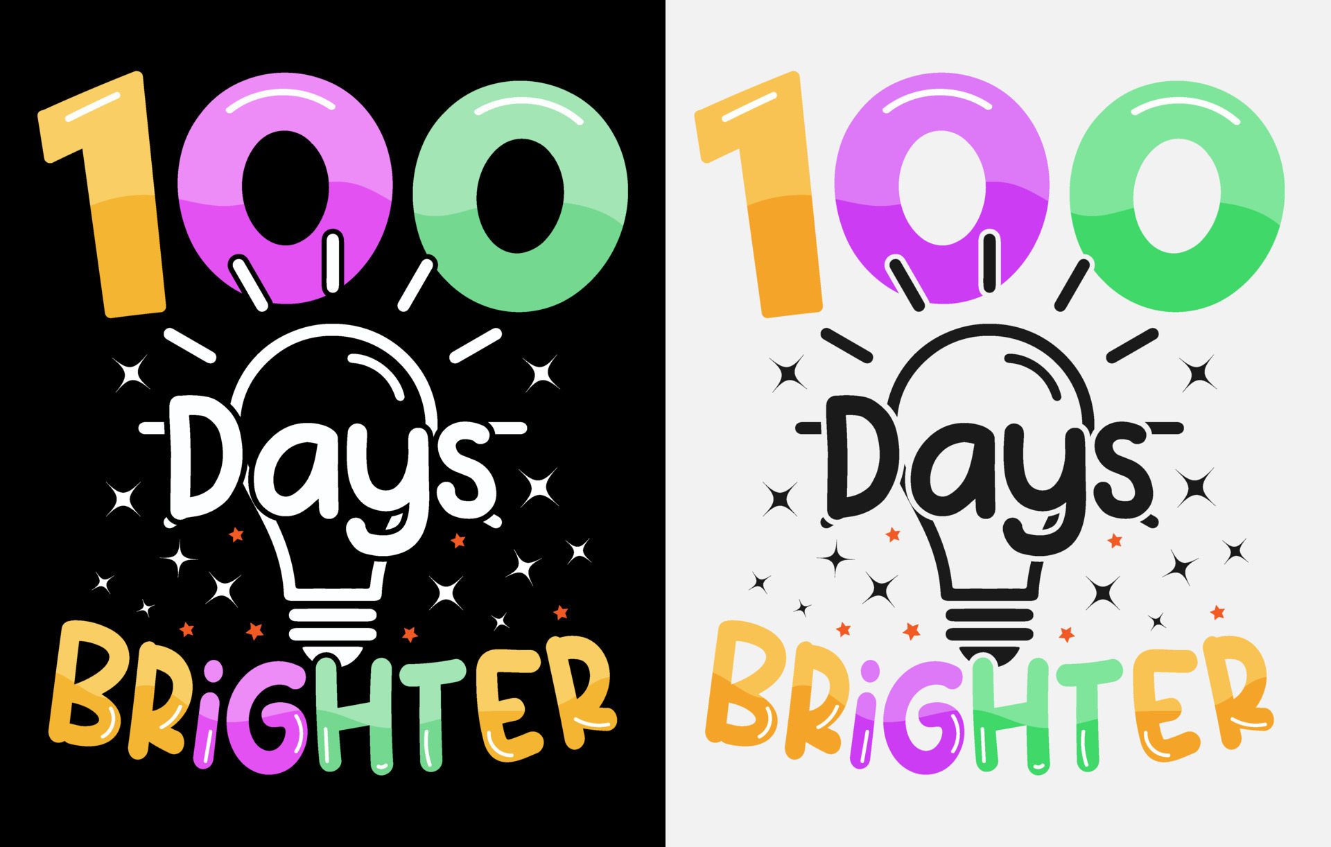100th days of school t shirt design, 100th days celebration t shirt ...