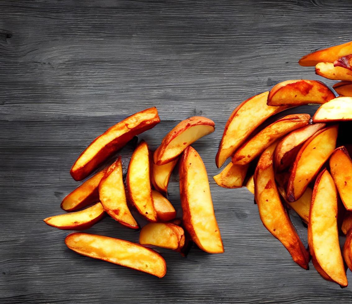 Deliciosas Papas Fritas Calientes Y Crujientes Productos De Comida
