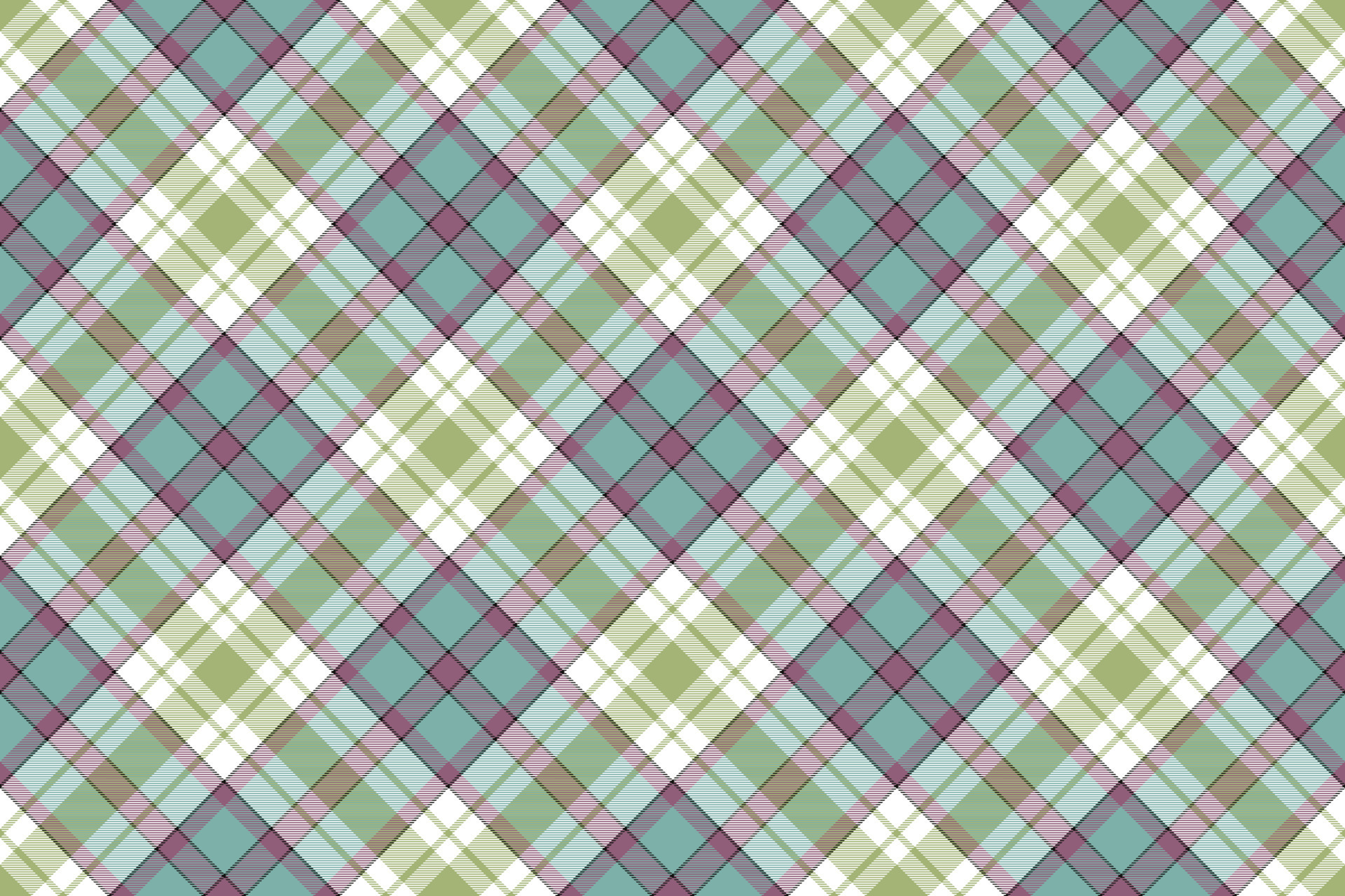 Plaid Pattern Seamless Check Fabric Texture Stripe Square Background